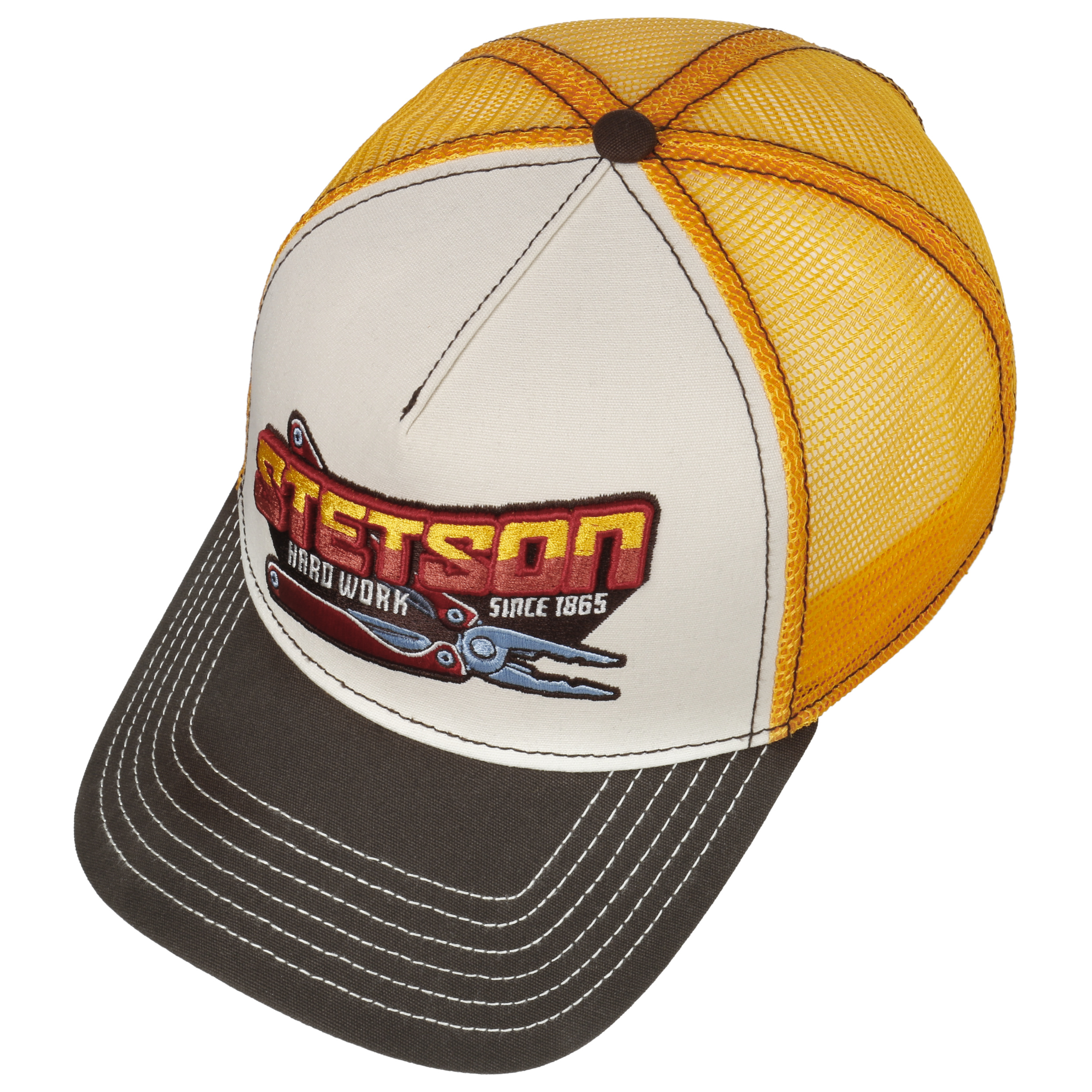 Hard Work Trucker Cap by Stetson --> Shop Hats, Beanies & Caps online ...