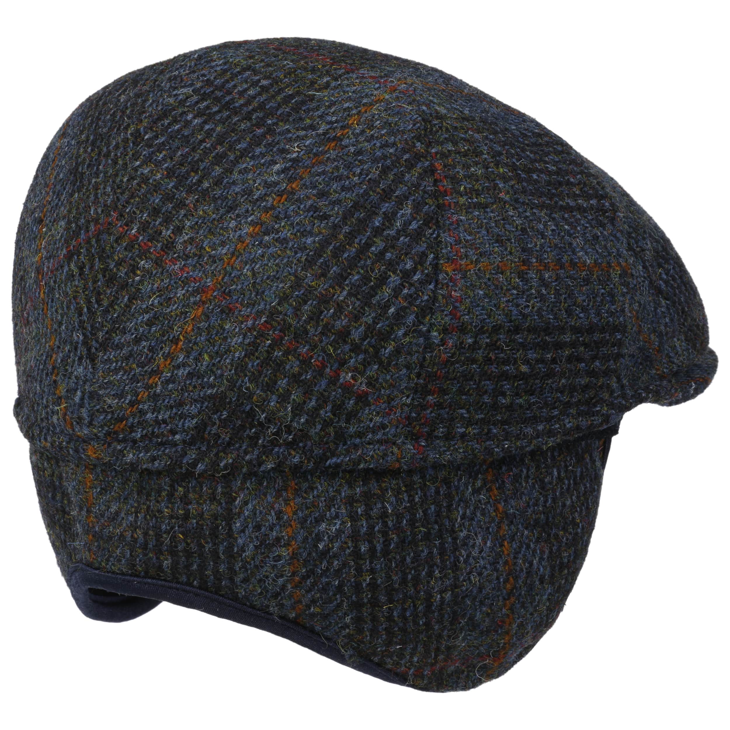 Harris Tweed Ear Flaps Flat Cap by Lierys - £98.95