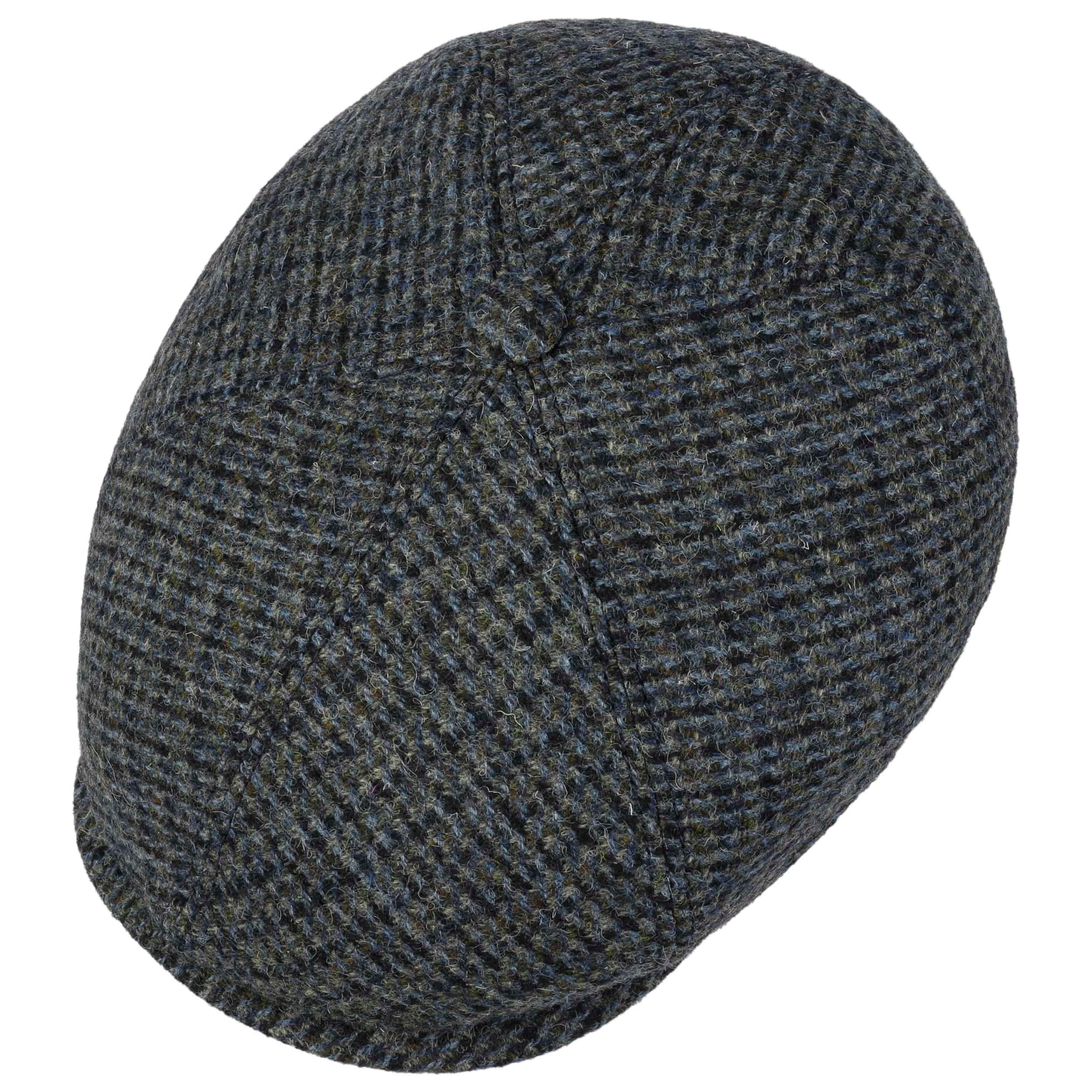 Harris Tweed Wool Flat Cap by JJ Hats - £107.95