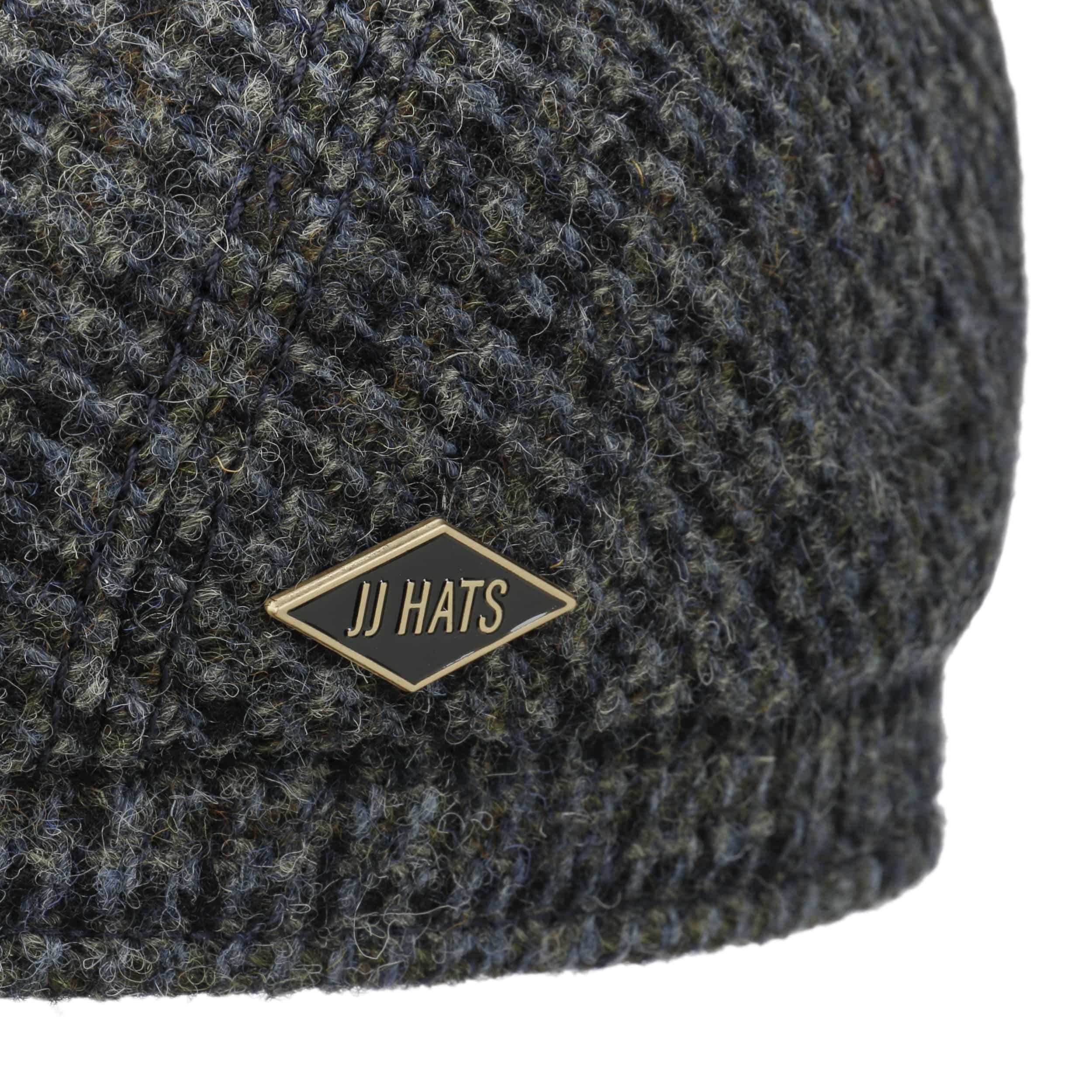 Harris Tweed Wool Flat Cap by JJ Hats - £108.95