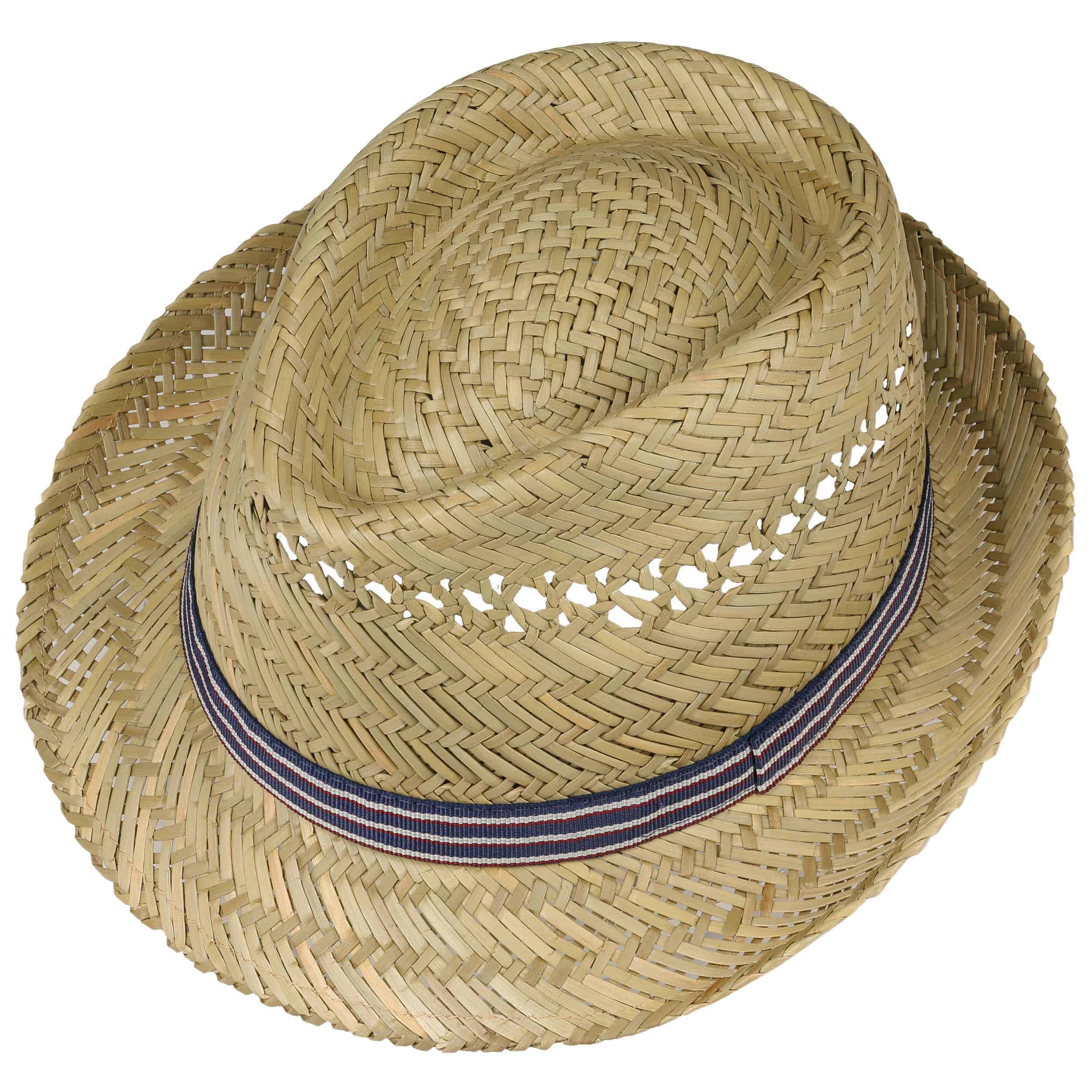 Harvester Stripes Straw Hat by Lipodo - £14.95