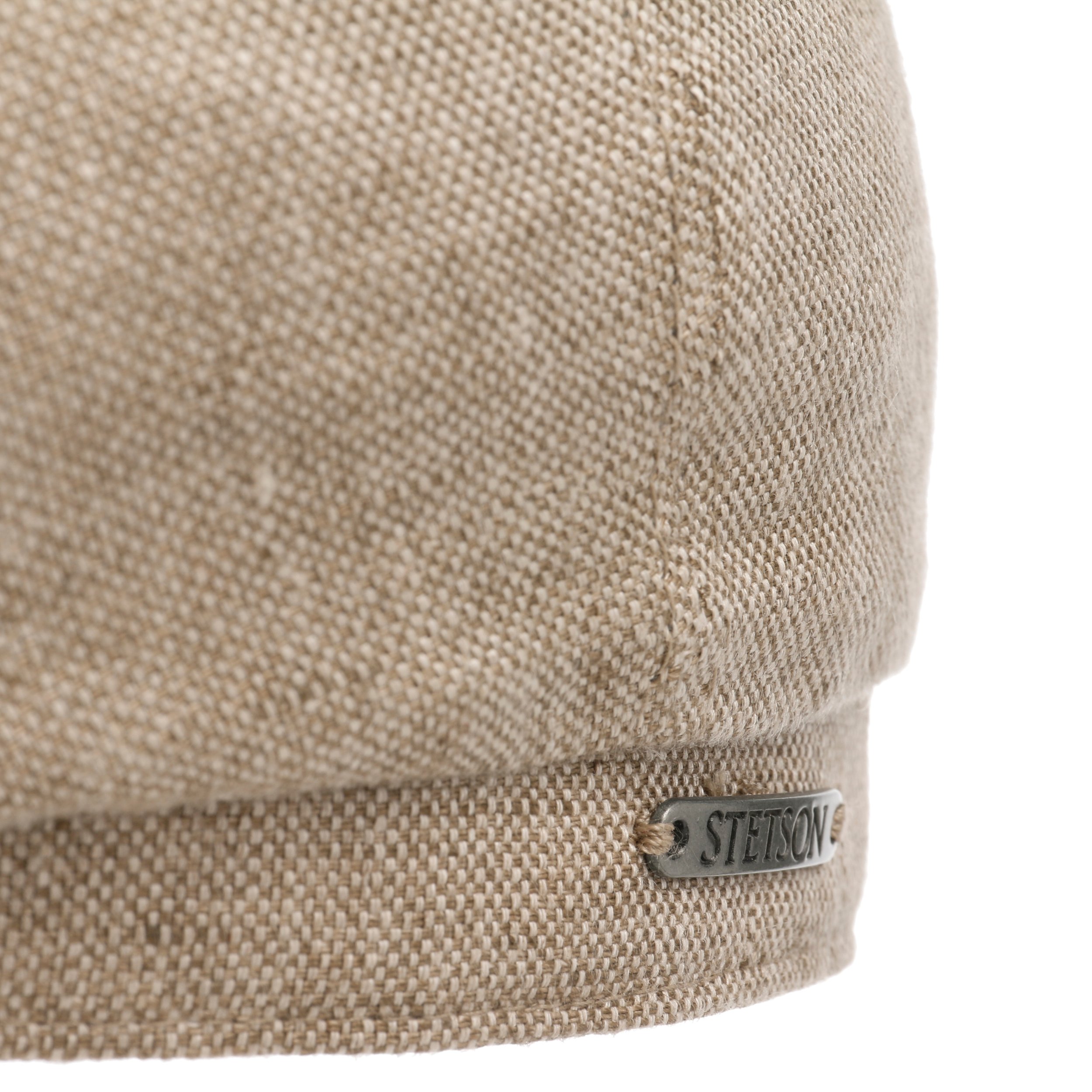 Hatteras Classic Linen Flat Cap by Stetson - £99.00
