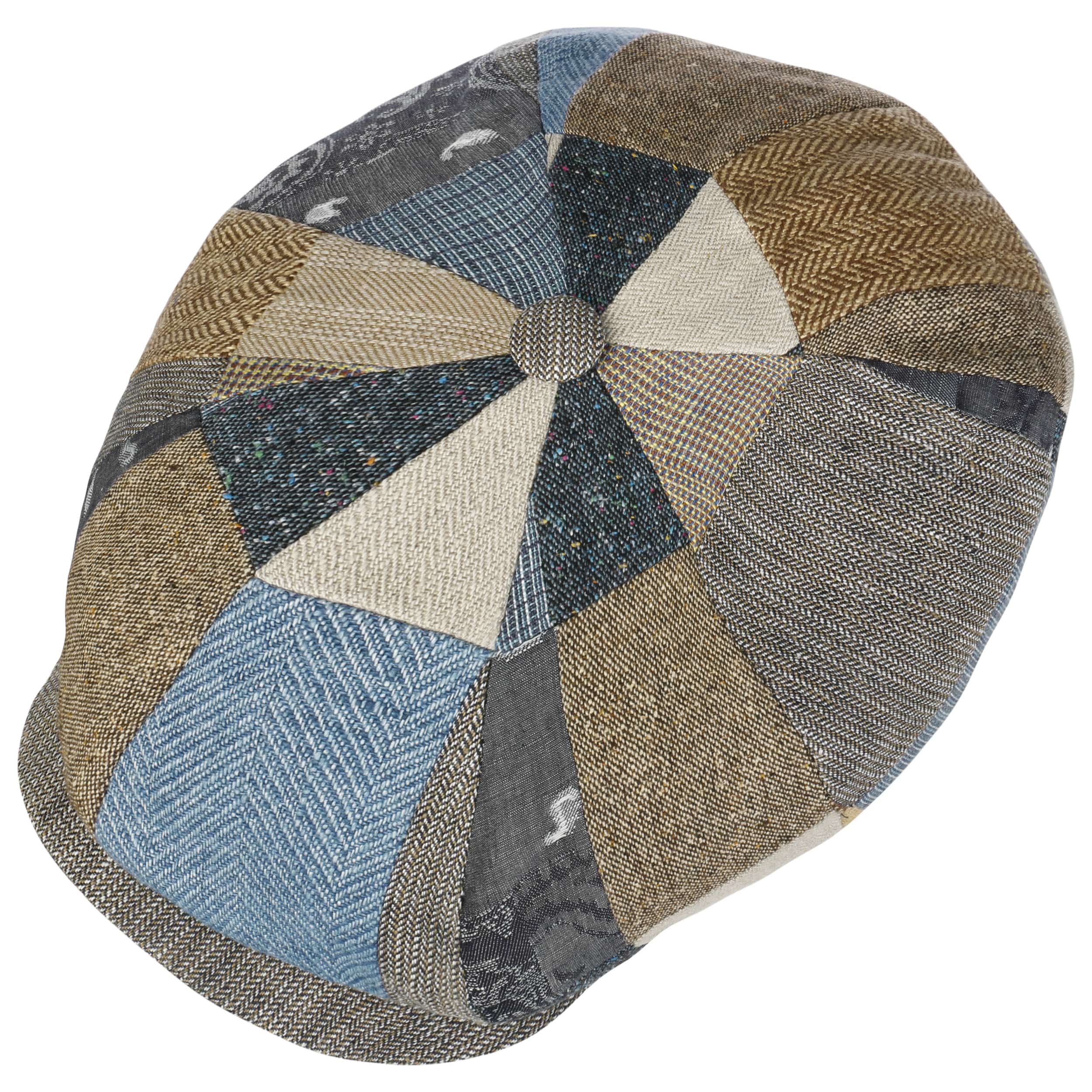 Hatteras Fresh Patchwork Flat Cap by Stetson - £89.00