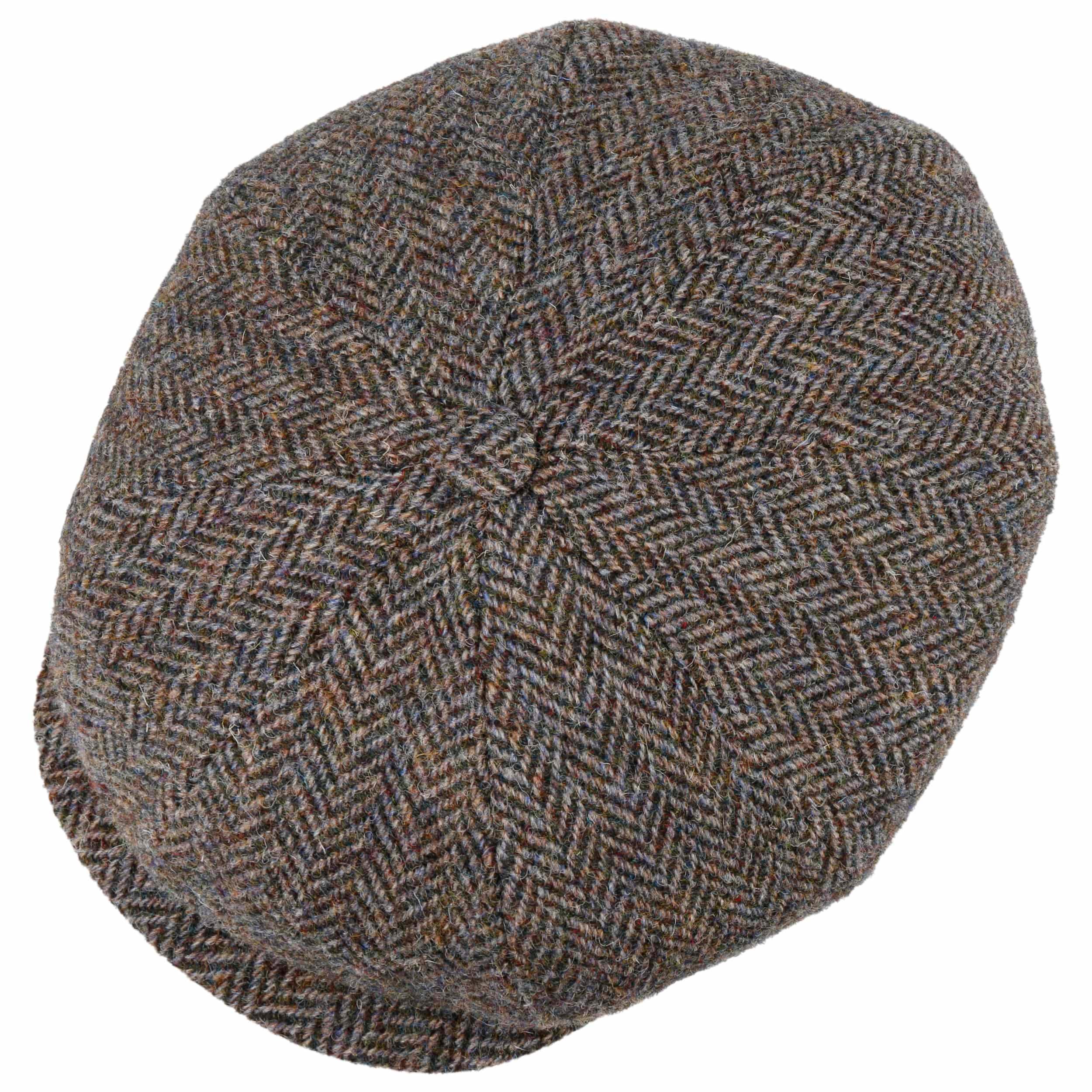 Hatteras Harris Tweed Herringbone Cap by Stetson - £139.00
