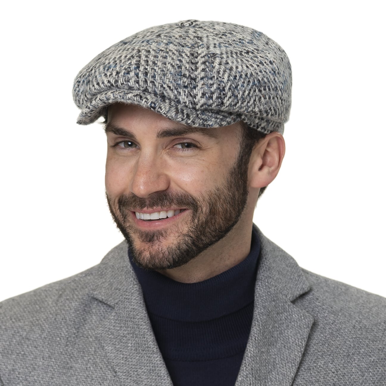 Hatteras Hoback Virgin Wool Flat Cap by Stetson - £139.00