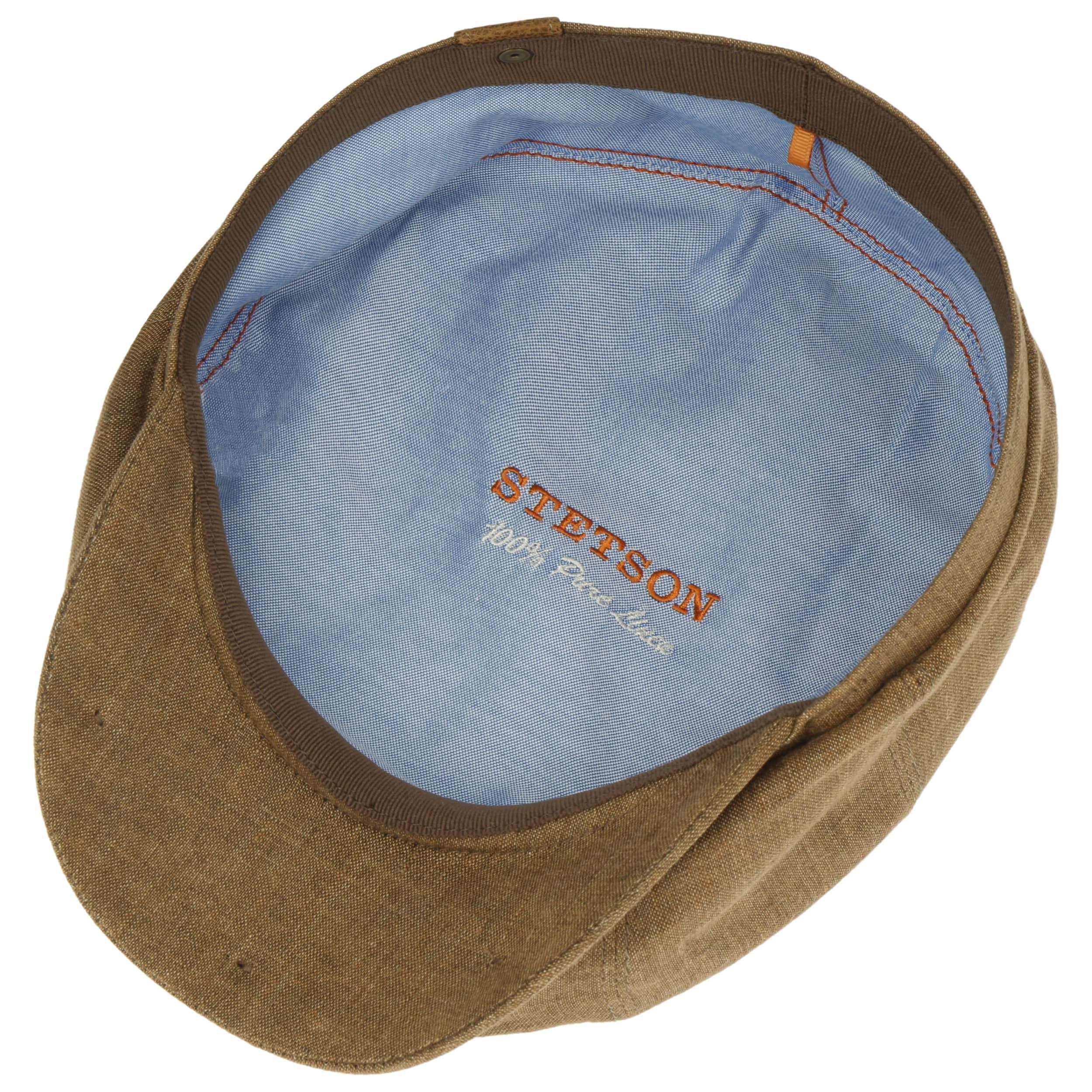 Hatteras Linen Newsboy Cap by Stetson - £119.00