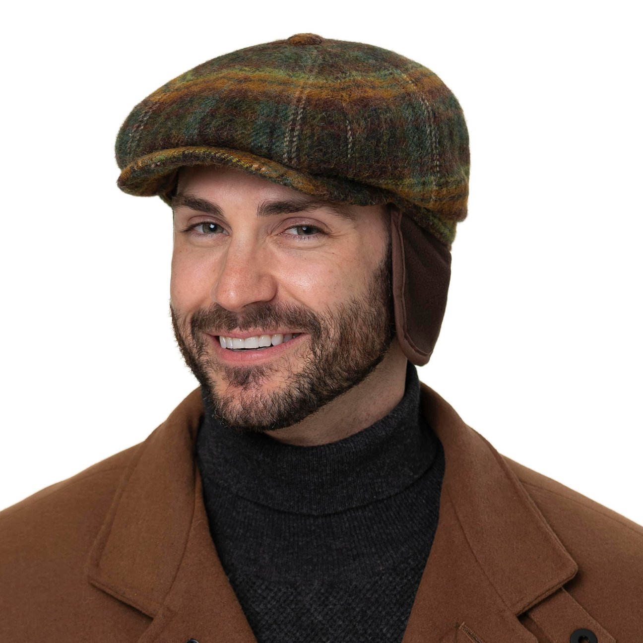 Hatteras Meadville Ear Flap Flat Cap by Stetson - £99.00
