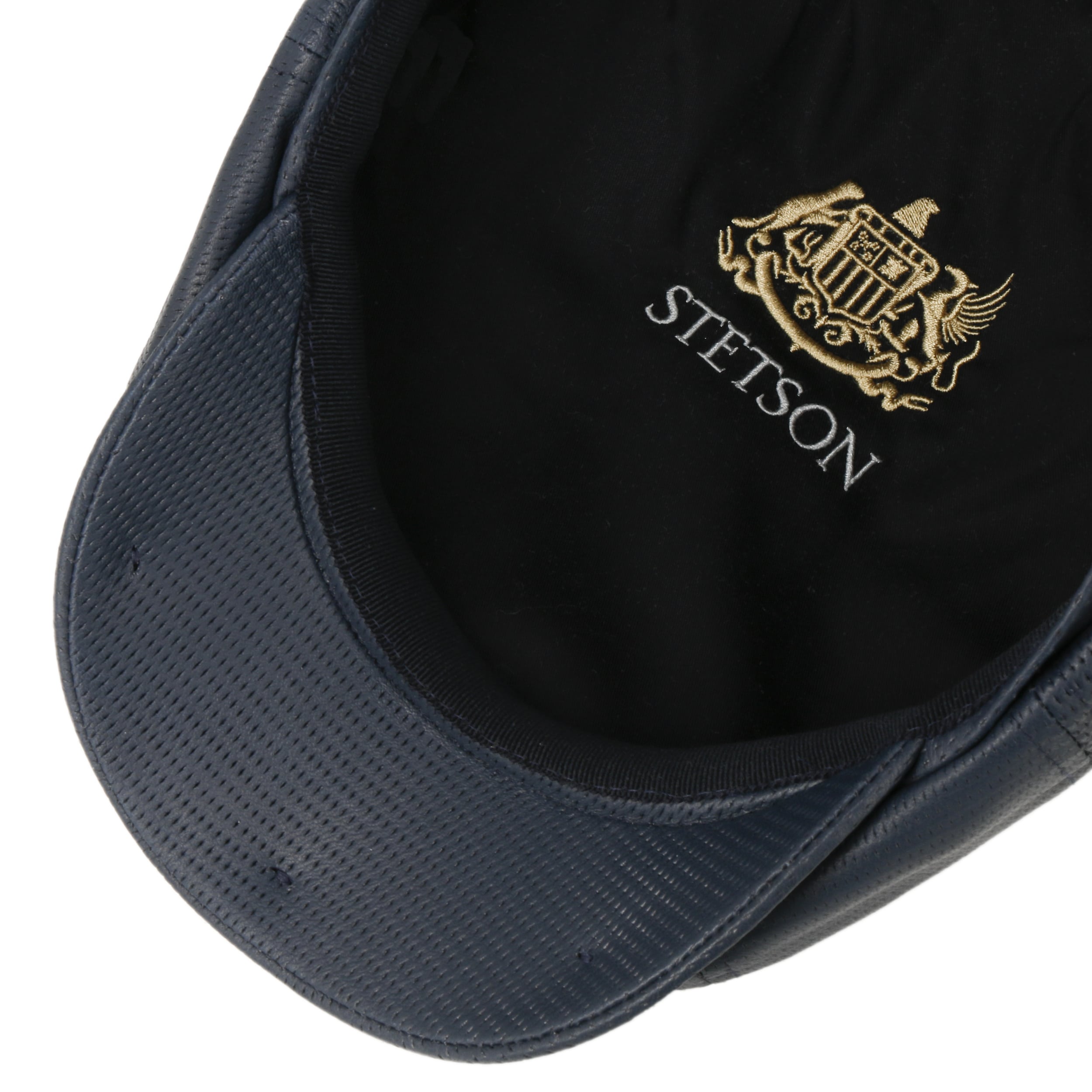 Hatteras Nappa Leather Flat Cap by Stetson - £199.00