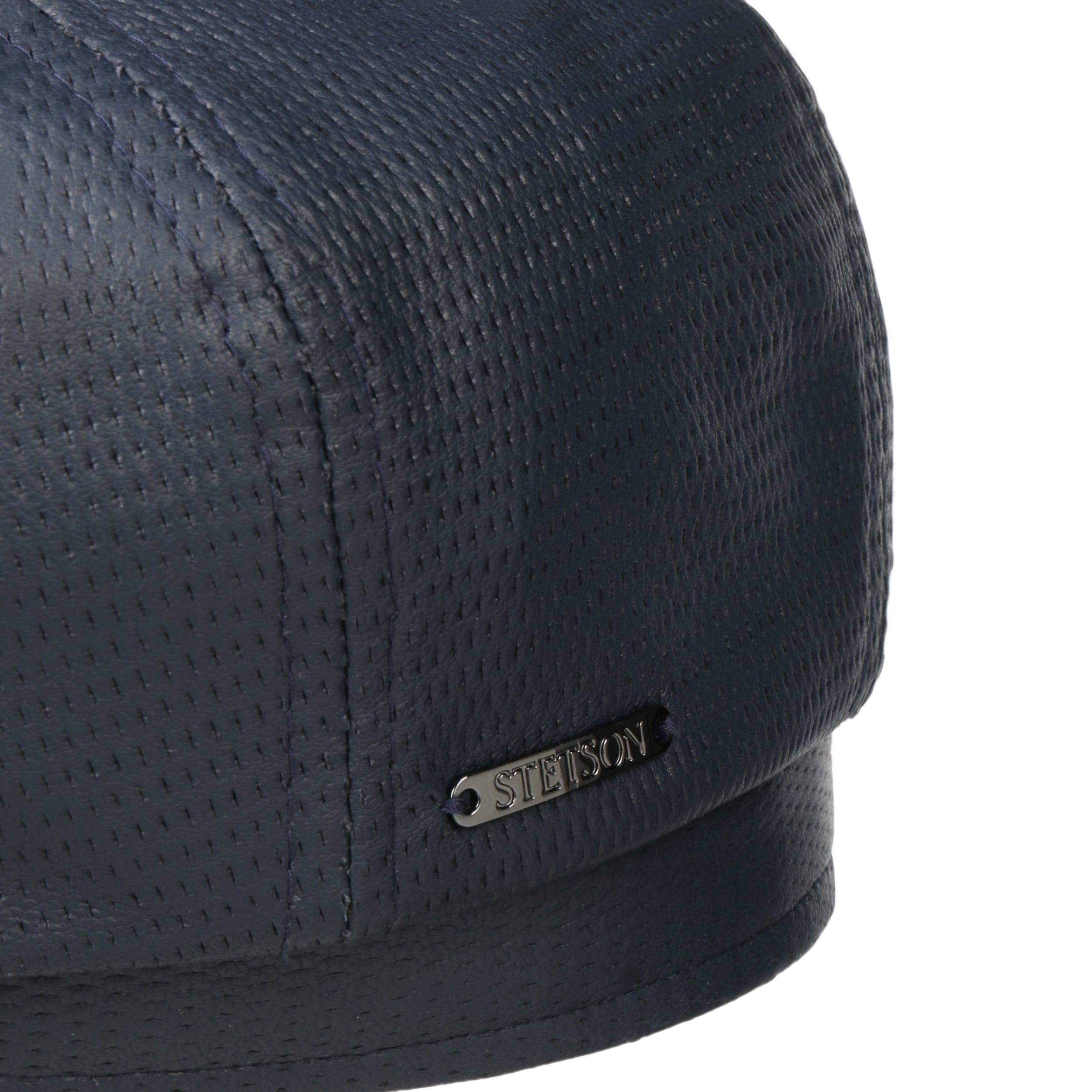 Hatteras Nappa Leather Flat Cap by Stetson - £199.00