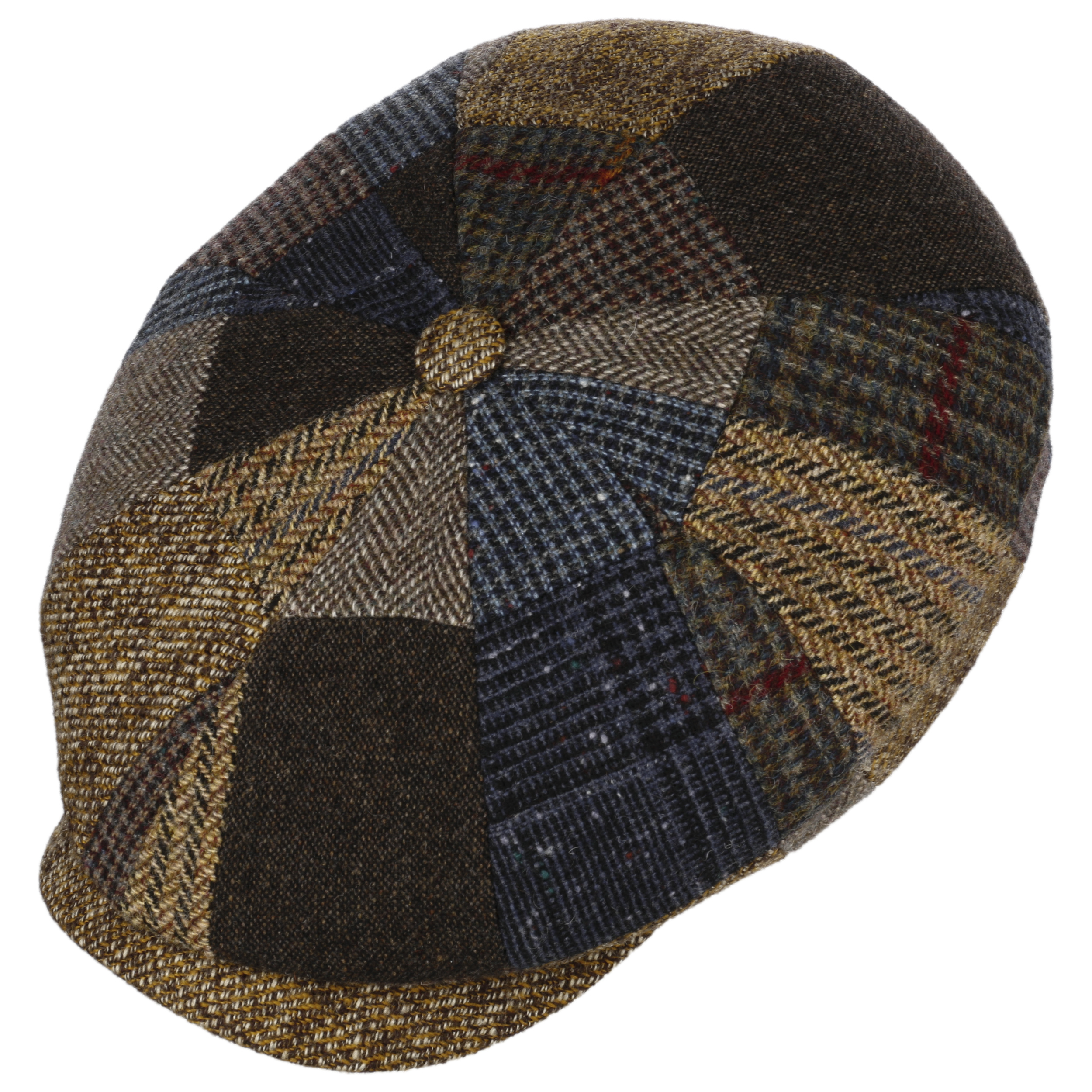 Hatteras New Patchwork Flat Cap by Stetson - £79.00