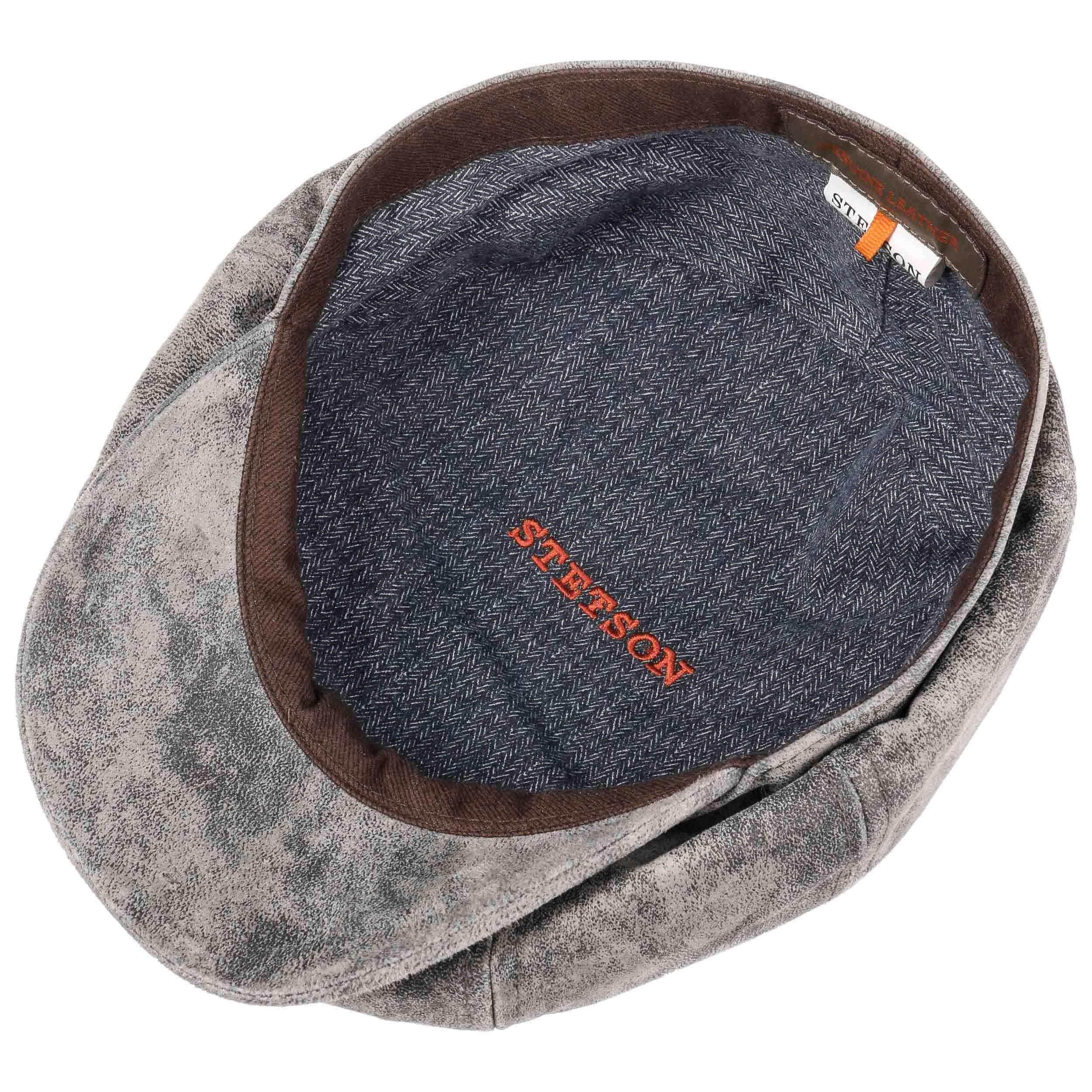 Hatteras Pigskin Leather Cap by Stetson --> Online Hat Shop in the UK ...