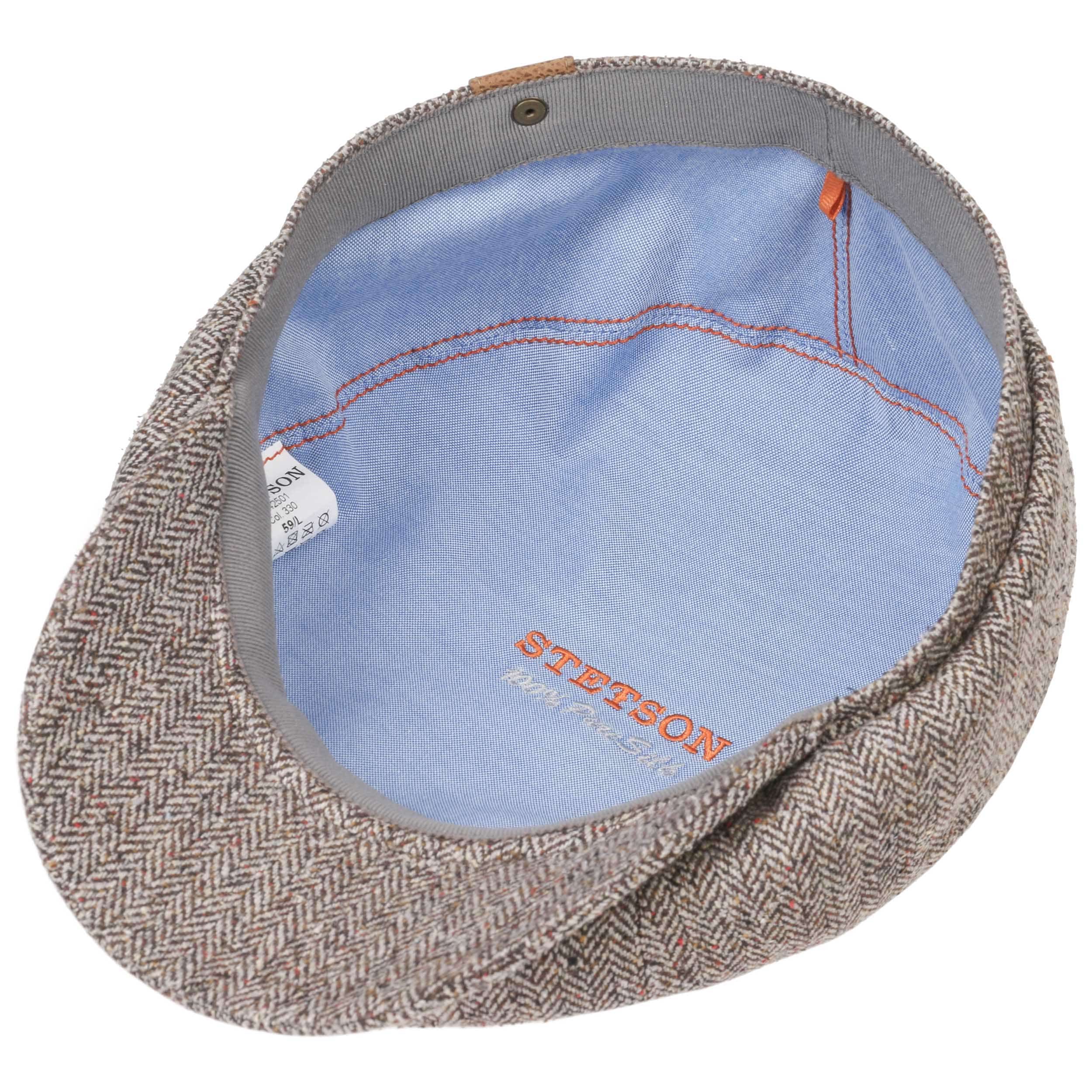 Hatteras Silk Flat Cap by Stetson - £129.00