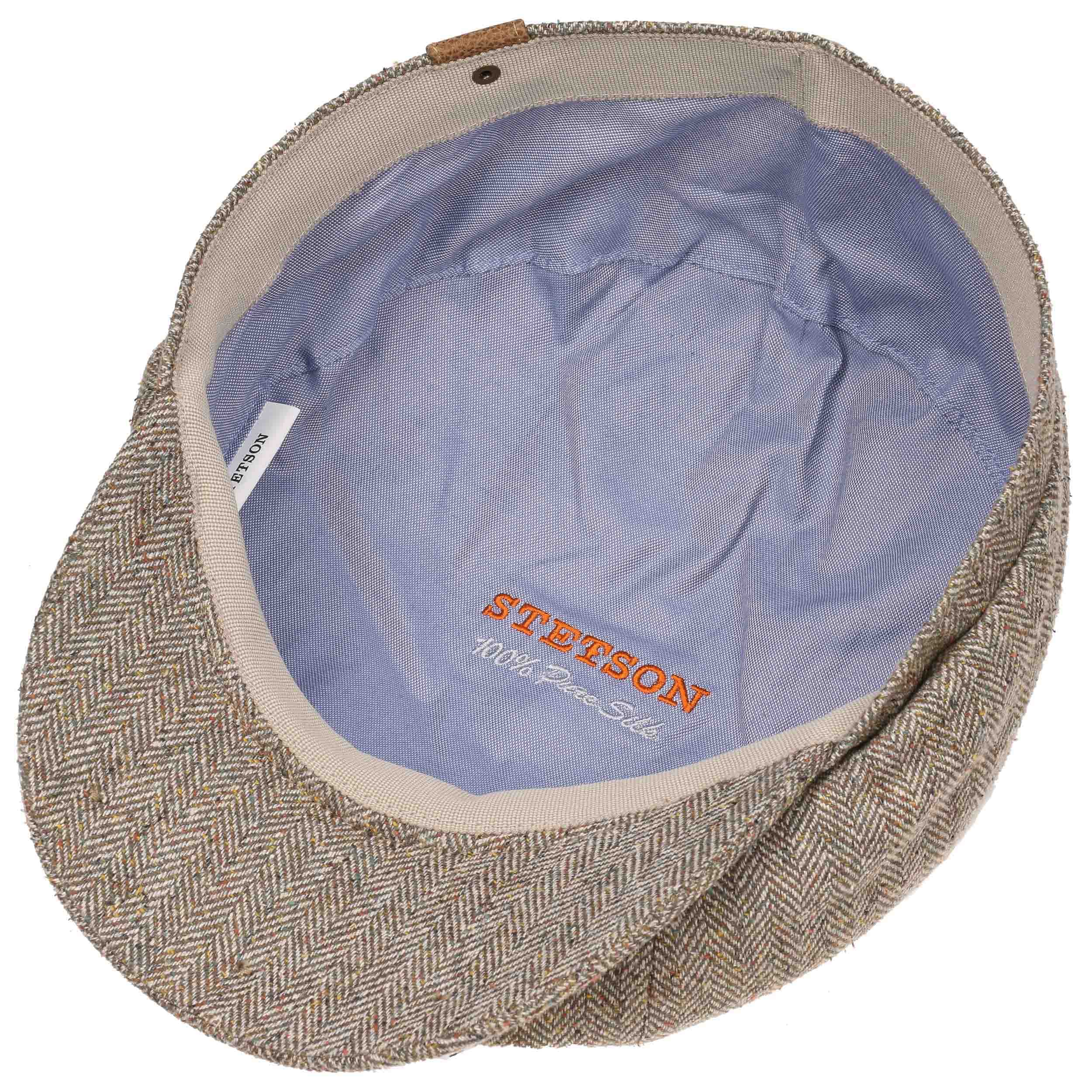 Hatteras Silk Flat Cap by Stetson - £129.00