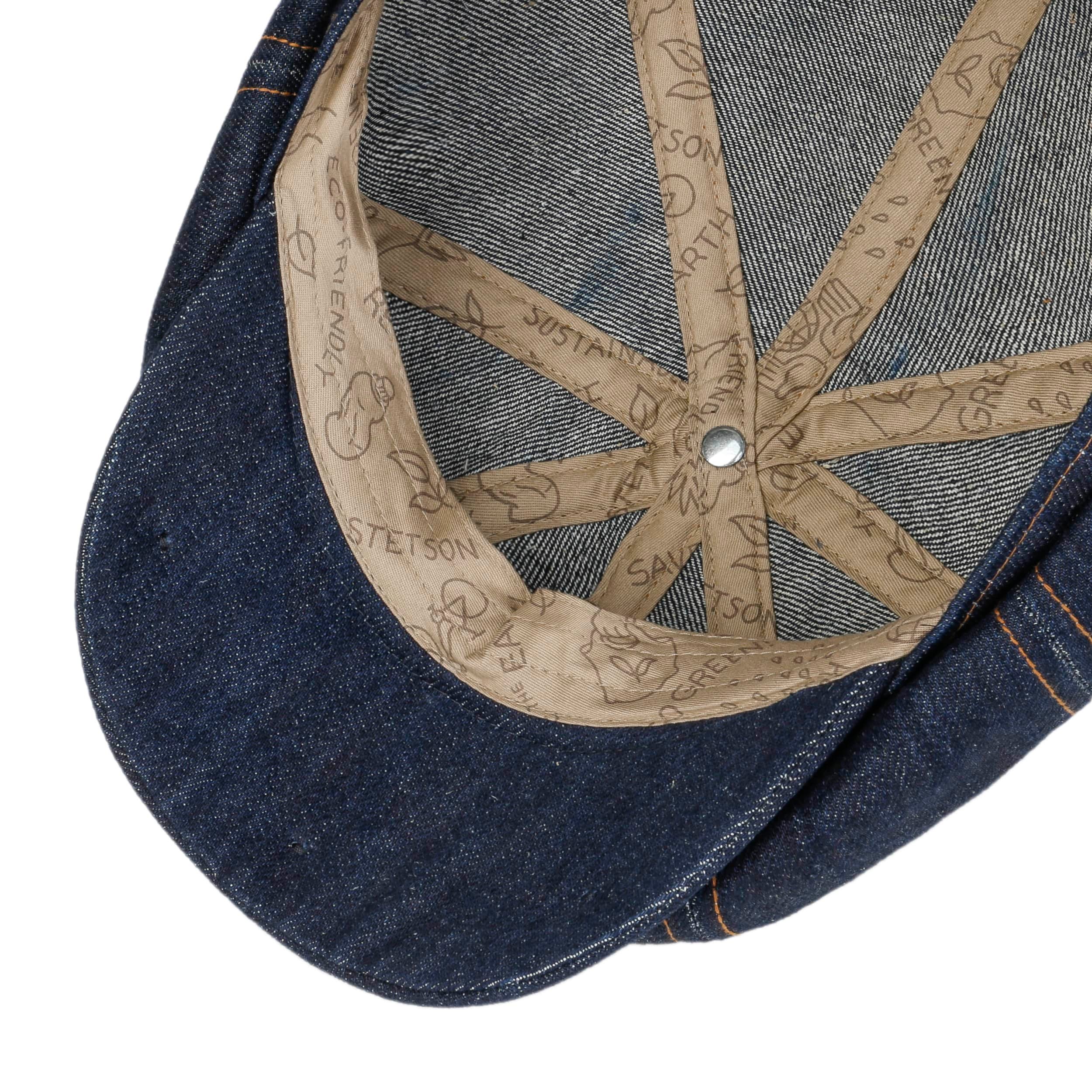 Hatteras Sustainable Jeans Flat Cap by Stetson - £99.00