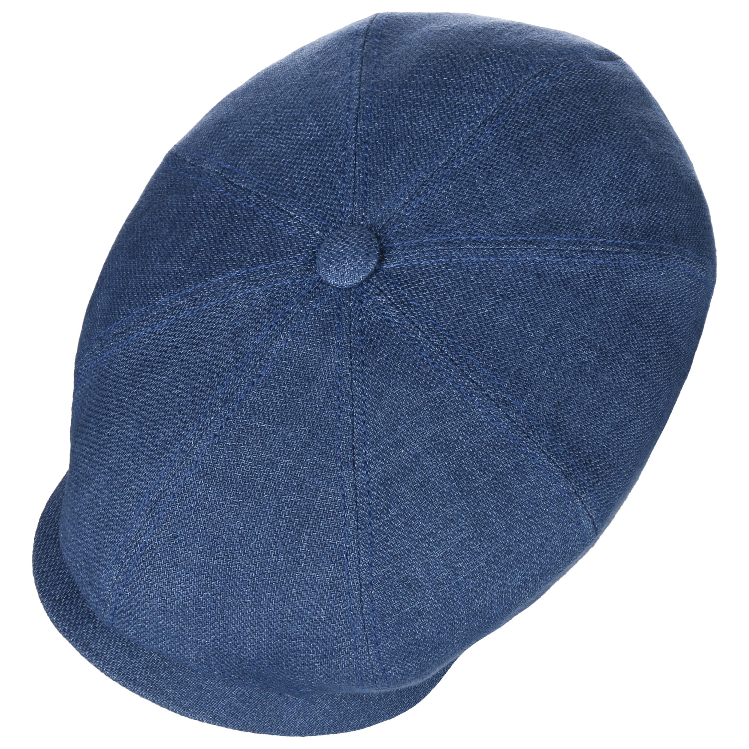 Hatteras Uni Sustainable Linen Flat Cap by Stetson - £69.00
