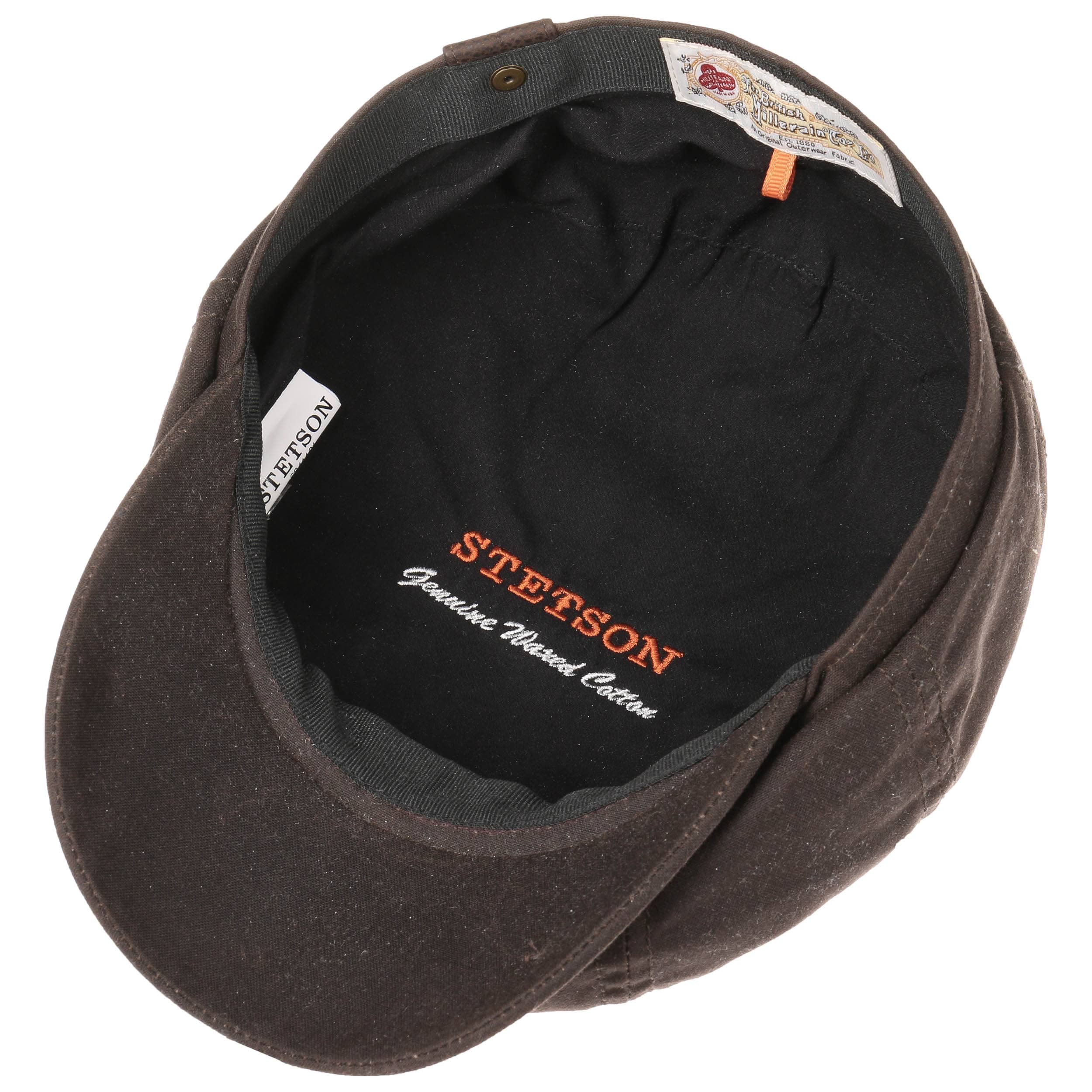 Hatteras Waxed Cotton Cap by Stetson - £89.00