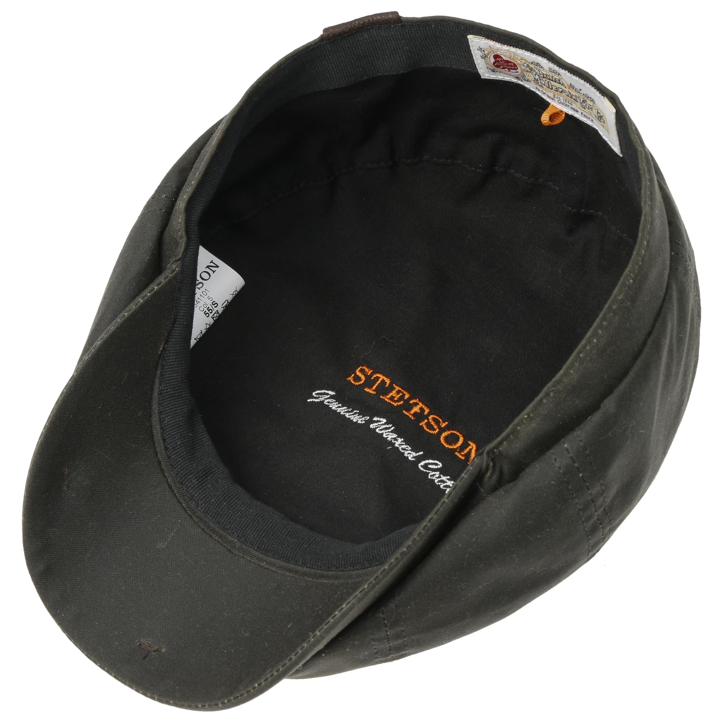 Hatteras Waxed Cotton Cap by Stetson - £89.00
