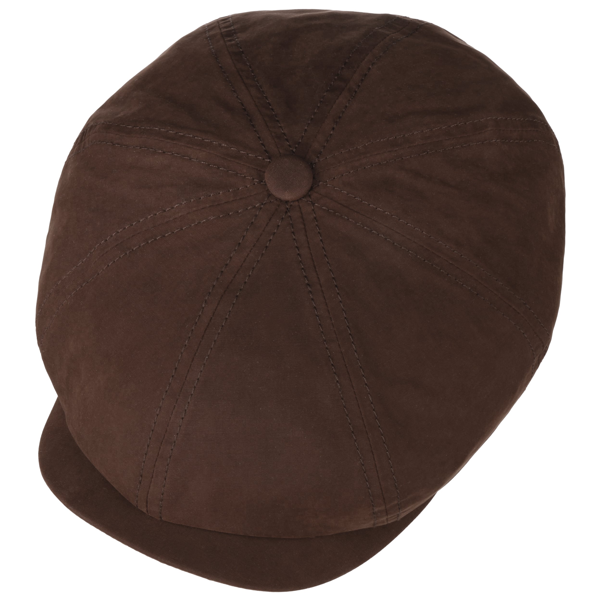 Hatteras Waxed Cotton WR Flat Cap by Stetson - £99.00