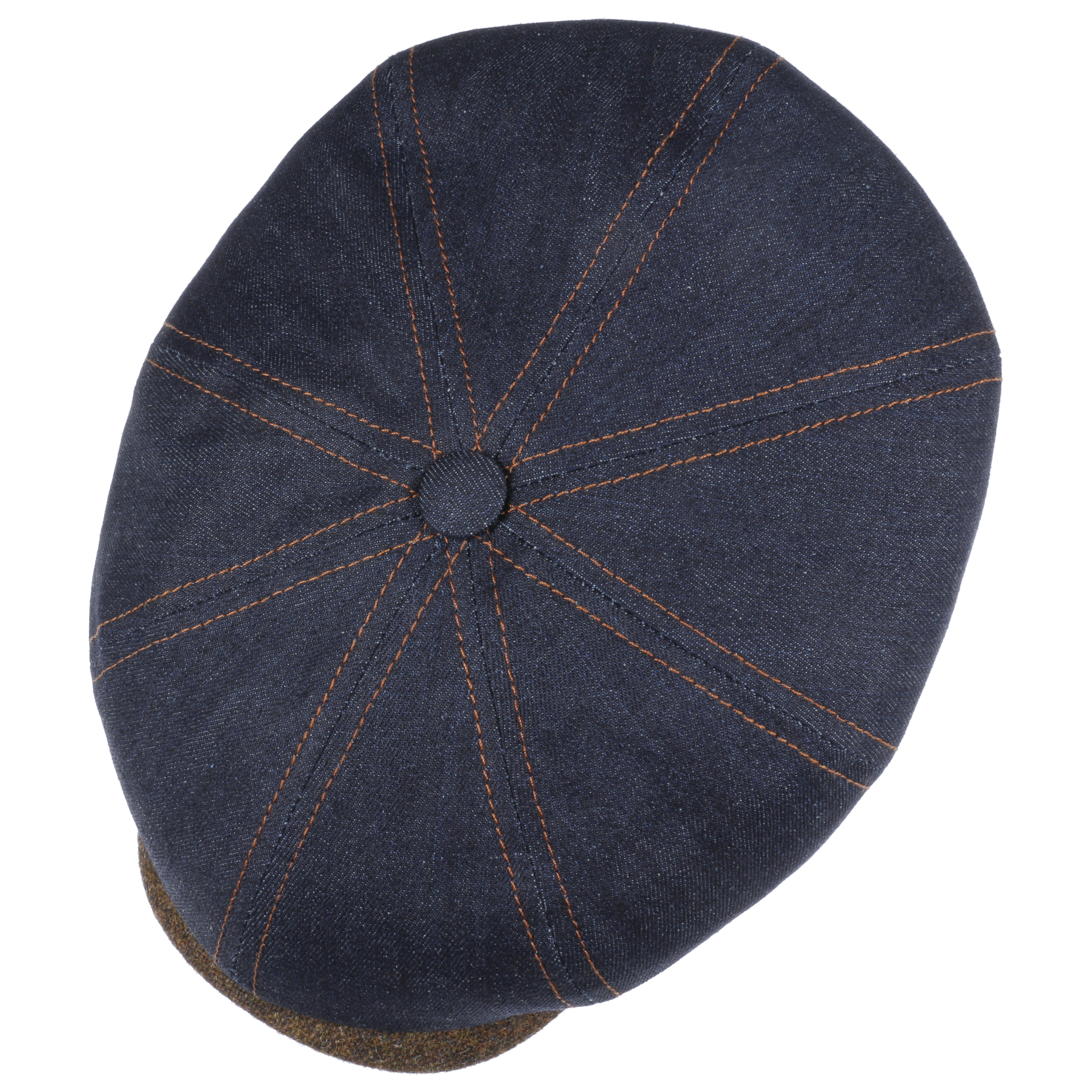 Hatteras Winfield Denim Flat Cap by Stetson - £79.00