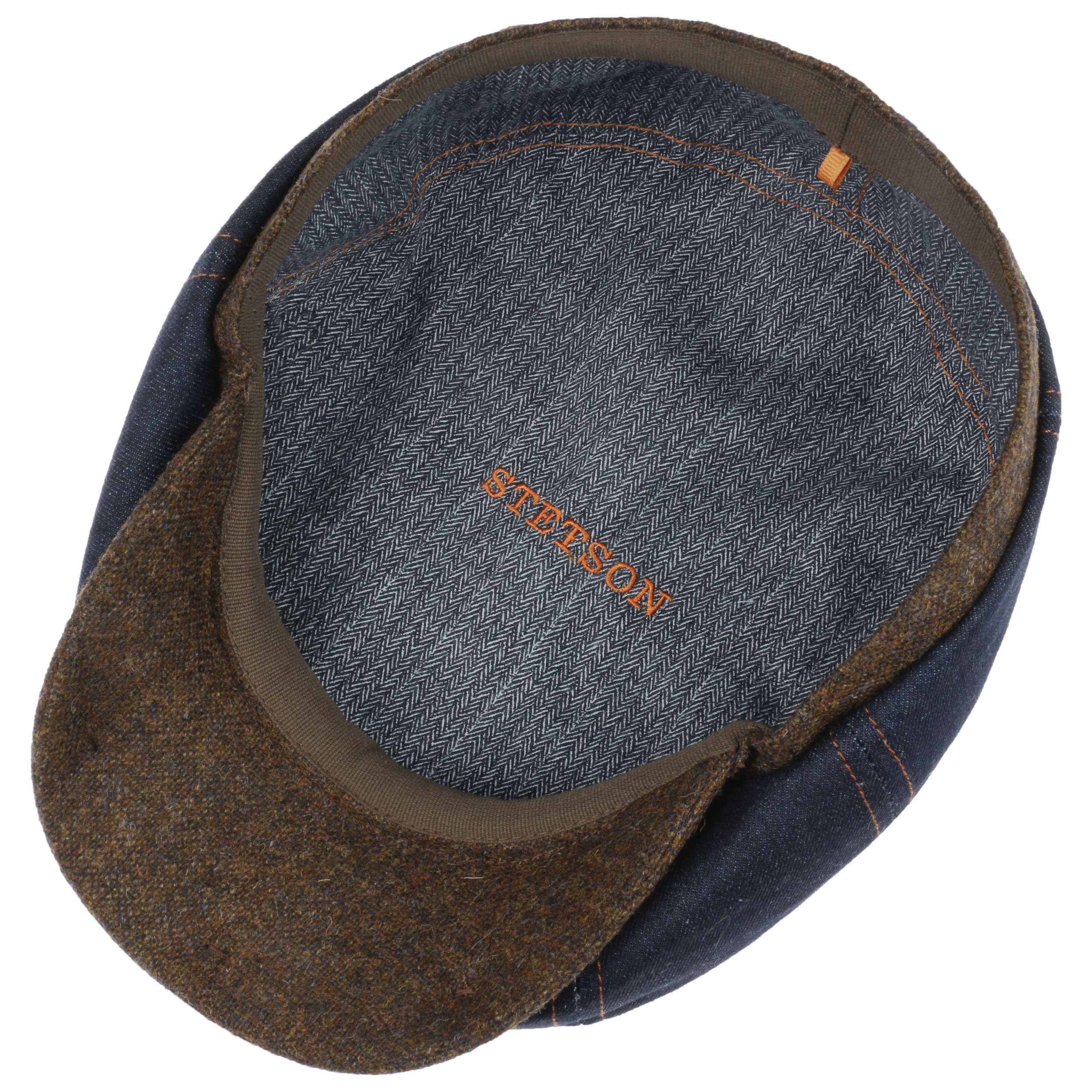 Hatteras Winfield Denim Flat Cap by Stetson - £79.00
