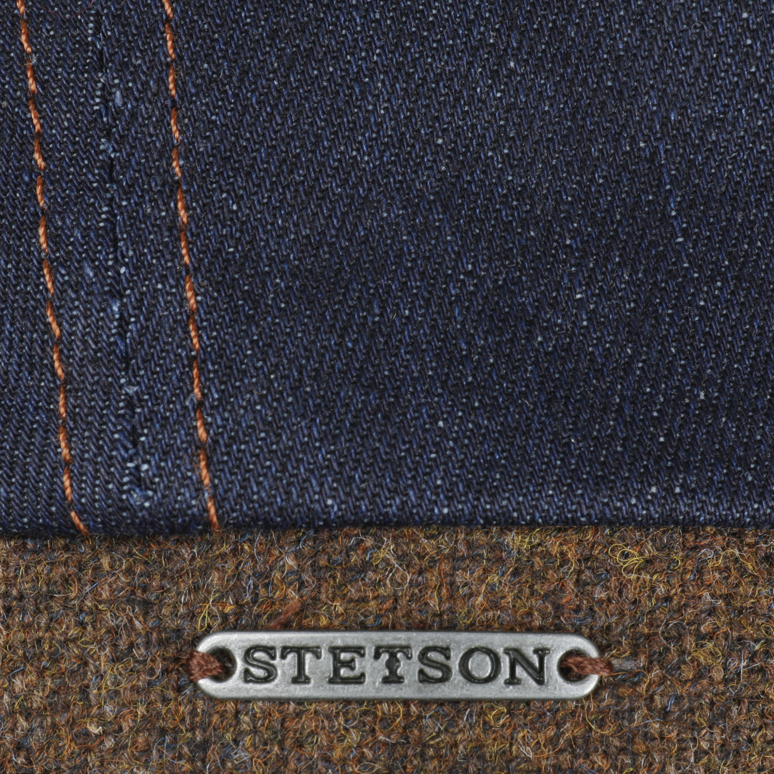 Hatteras Winfield Denim Flat Cap by Stetson - £79.00