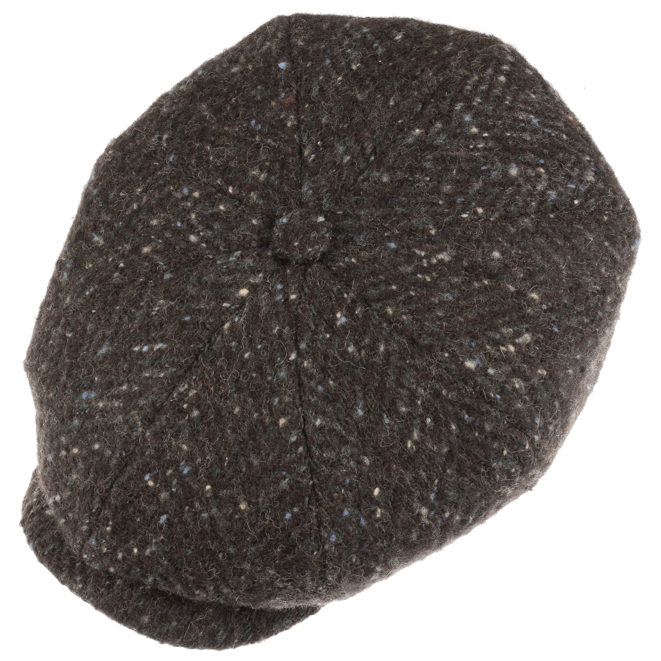 Hatteras Wool Colour Neps Flat Cap by Stetson - £129.00