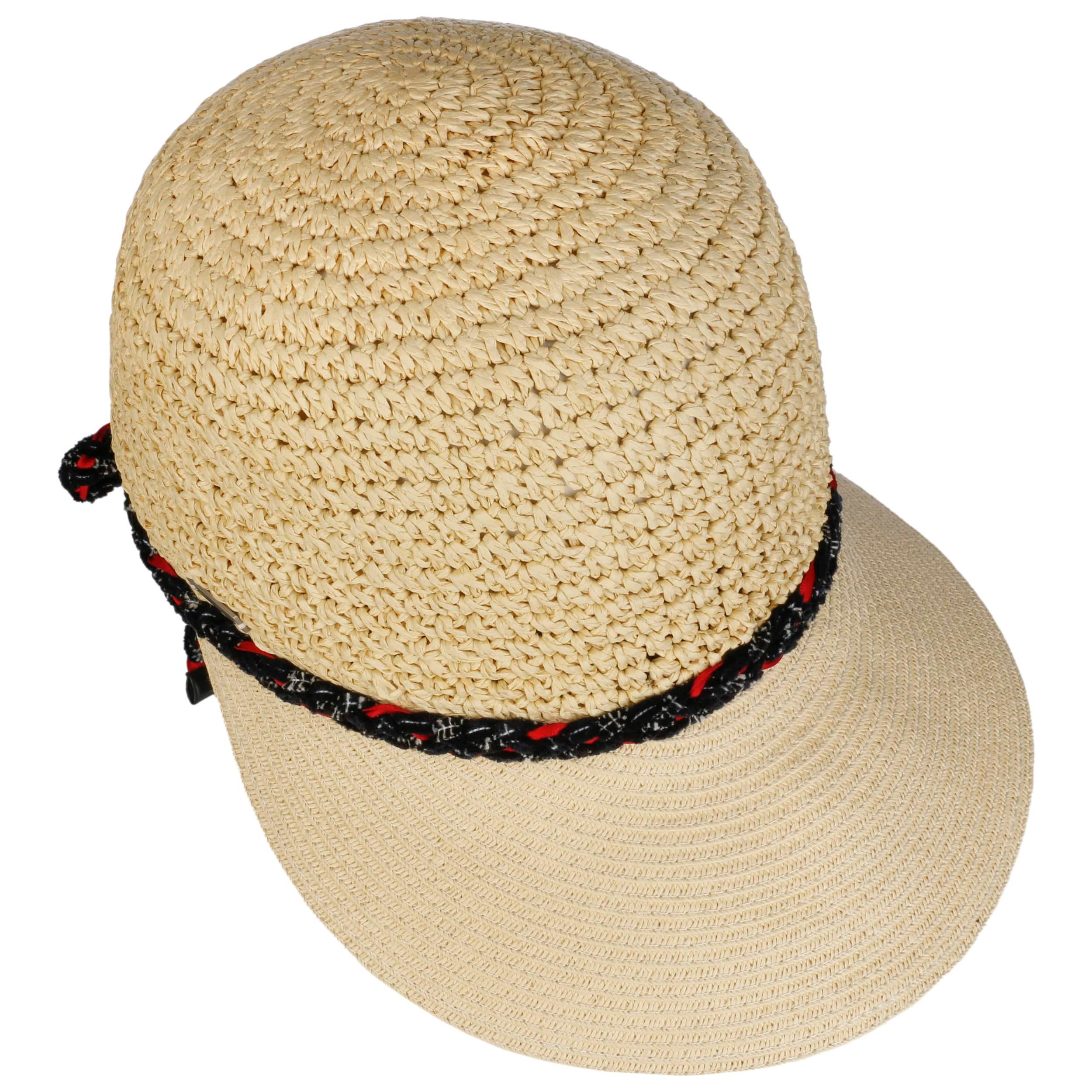 Helene Visor Straw Cap by Betmar - £28.95