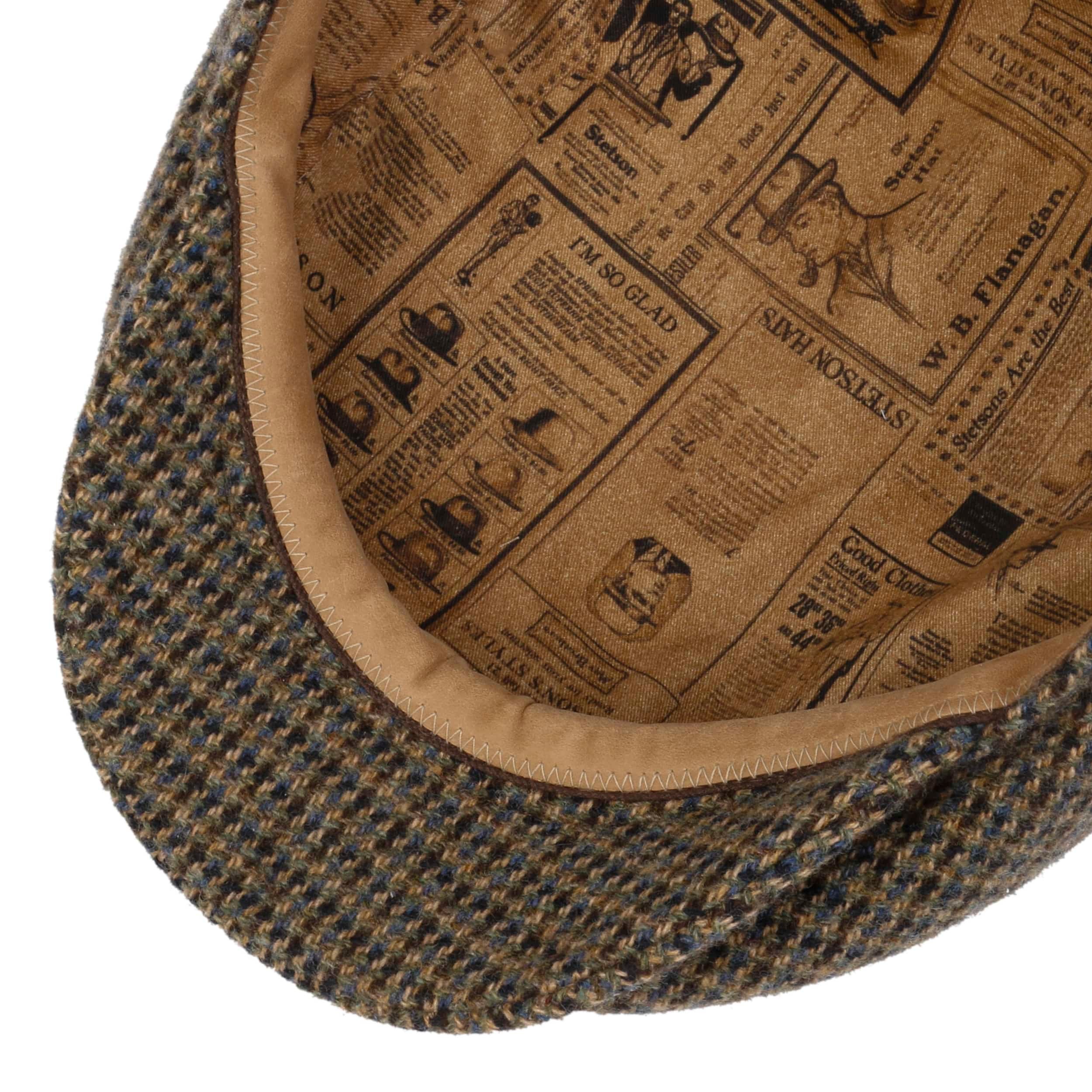 Hepscott Cashmere Driver Flat Cap by Stetson - £179.00