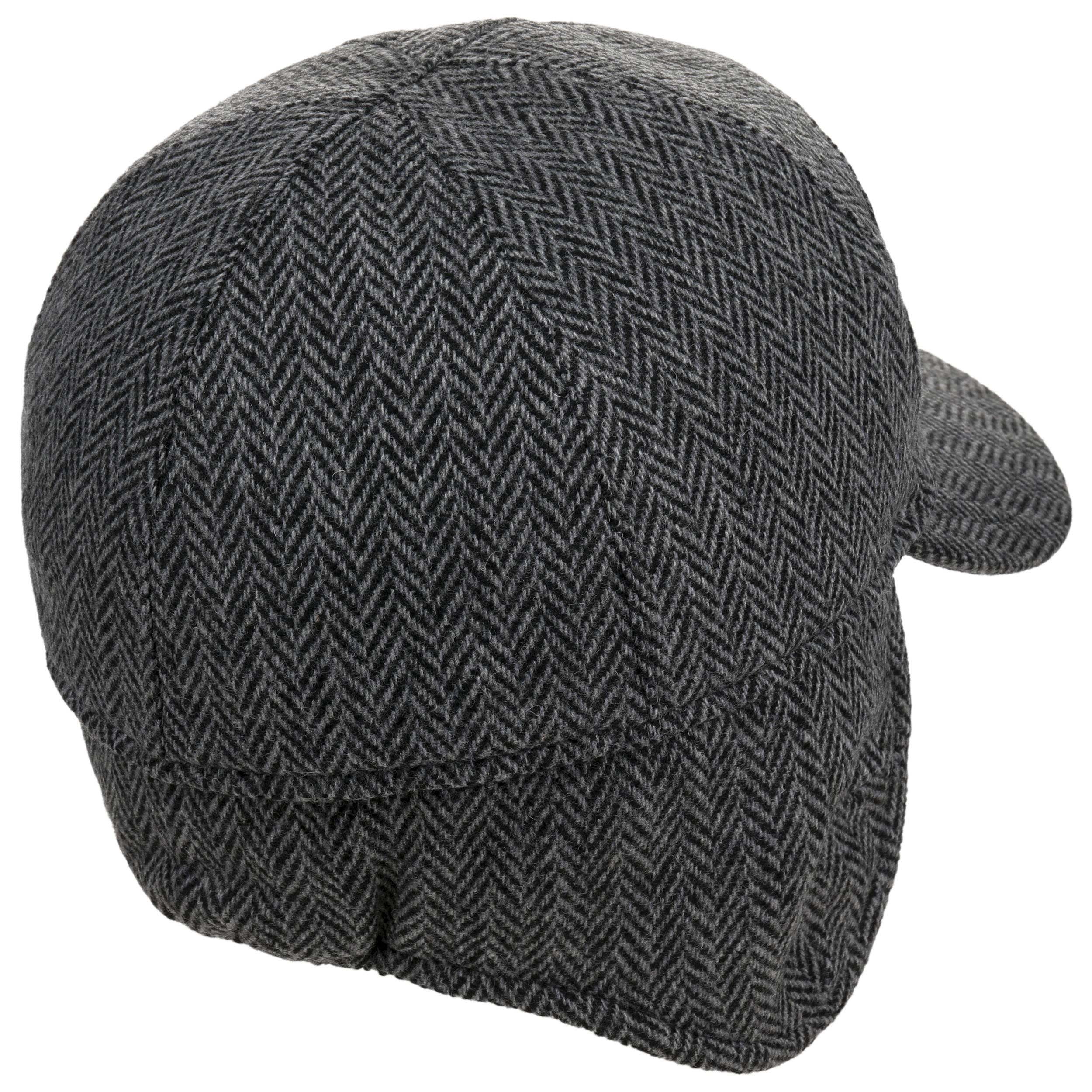 Herringbone Cap with Ear Flaps by Mayser - £125.95