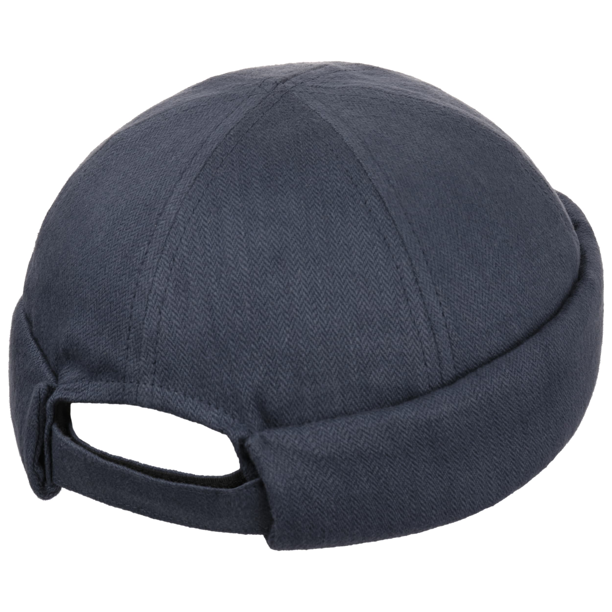 Herringbone Linen Docker Hat by Hammaburg - £53.95