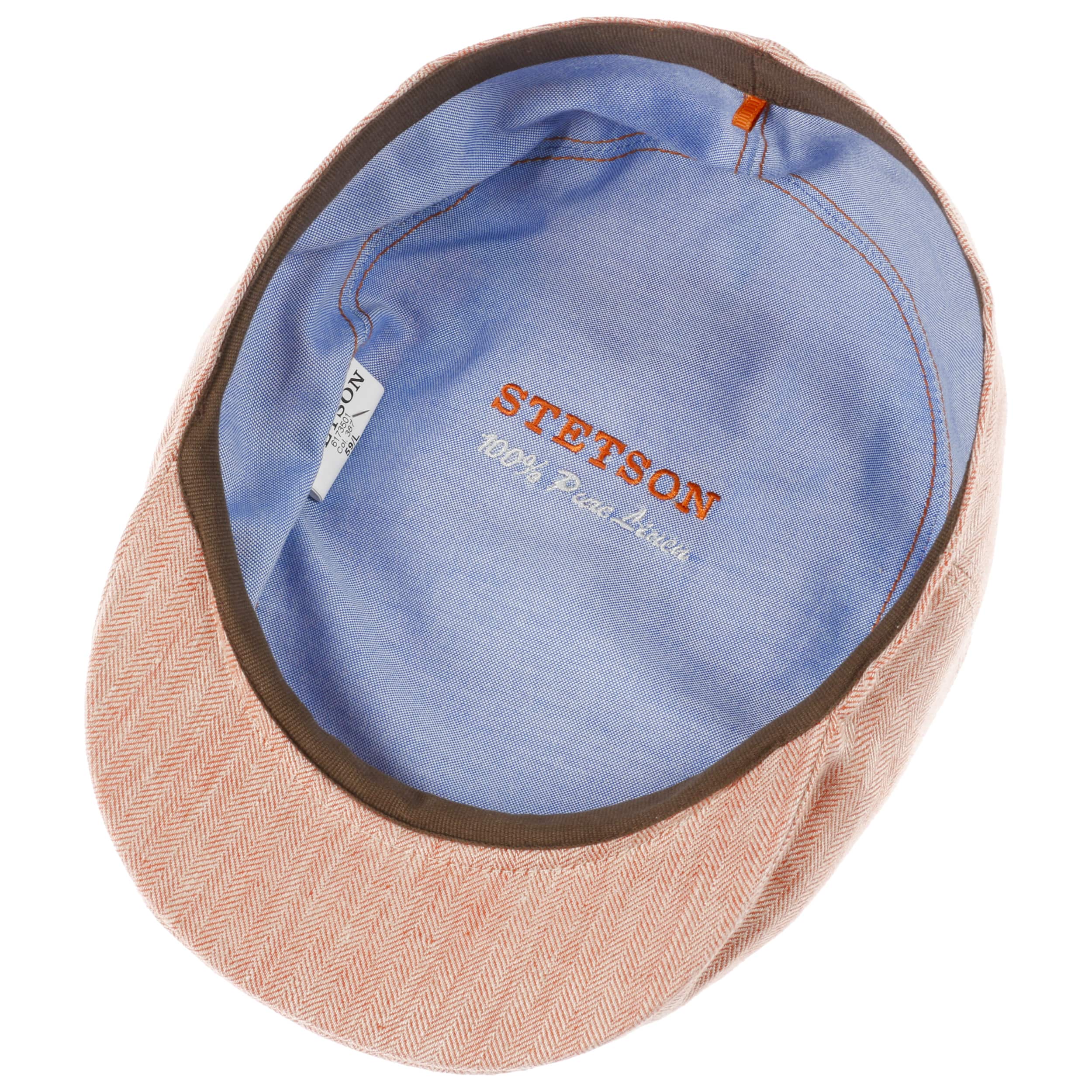 Herringbone Linen Flat Cap by Stetson --> Shop Hats, Beanies & Caps ...