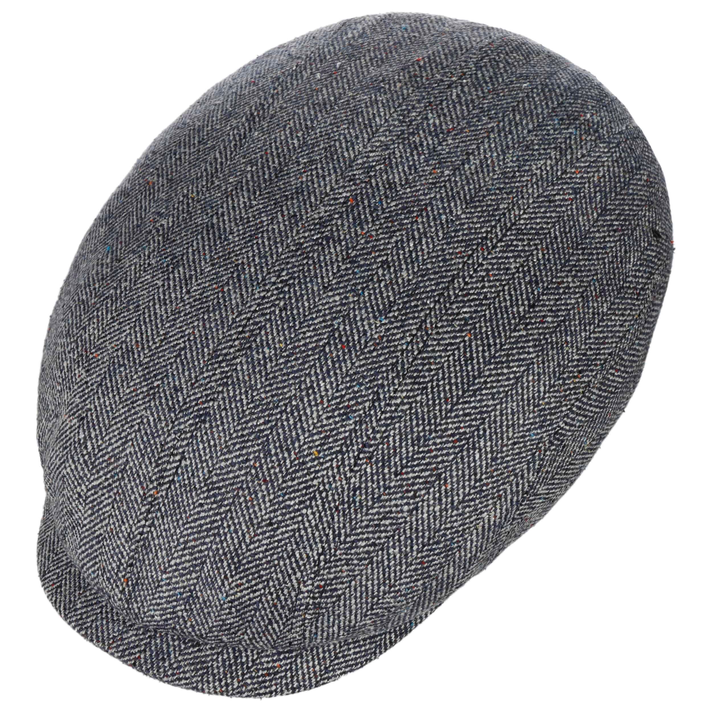 Herringbone Silk Driver Flat Cap by Stetson --> Online Hat Shop in the ...