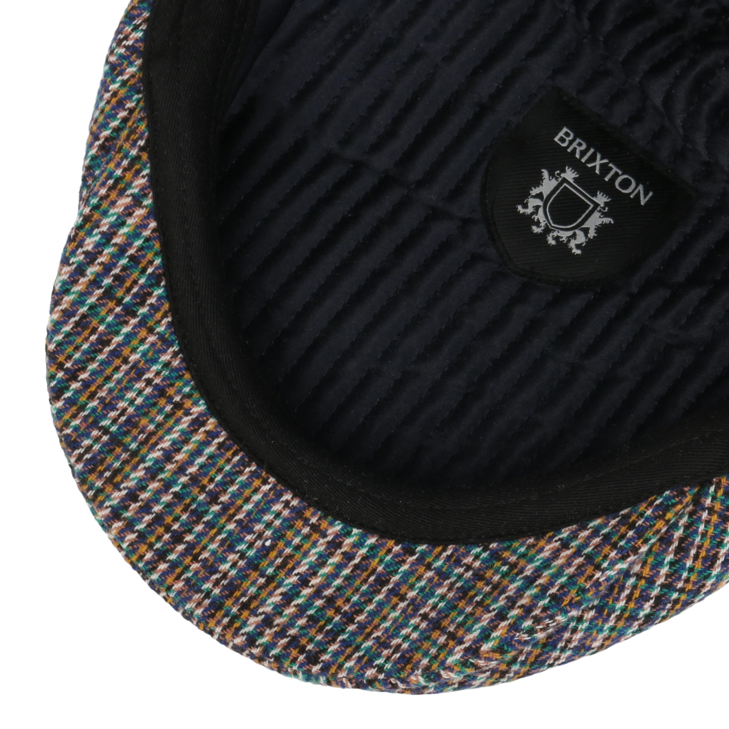Hooligan Multicolour Flat Cap by Brixton - £44.95