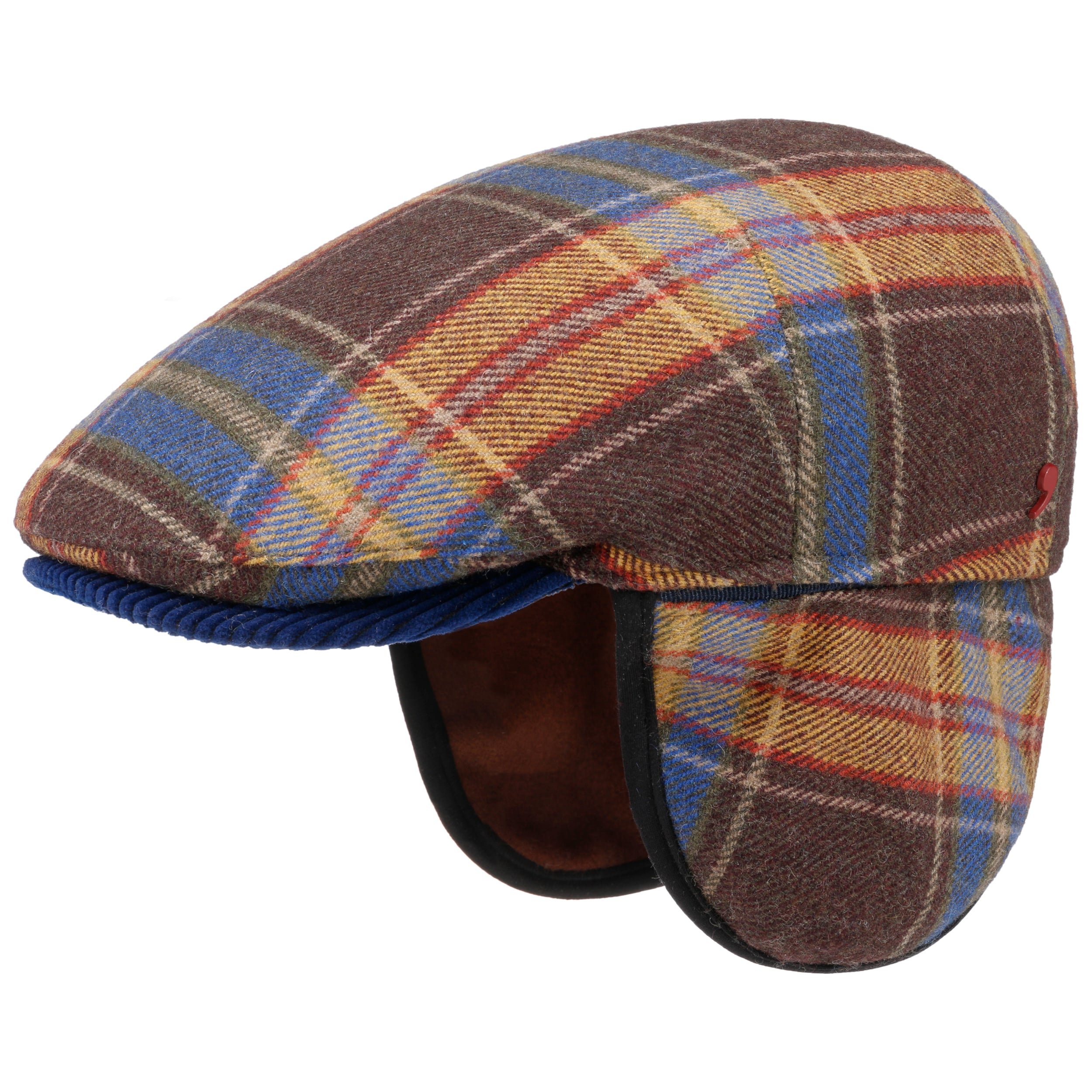 Ionio Flat Cap with Ear Flaps by Alfonso D’Este - £66.95