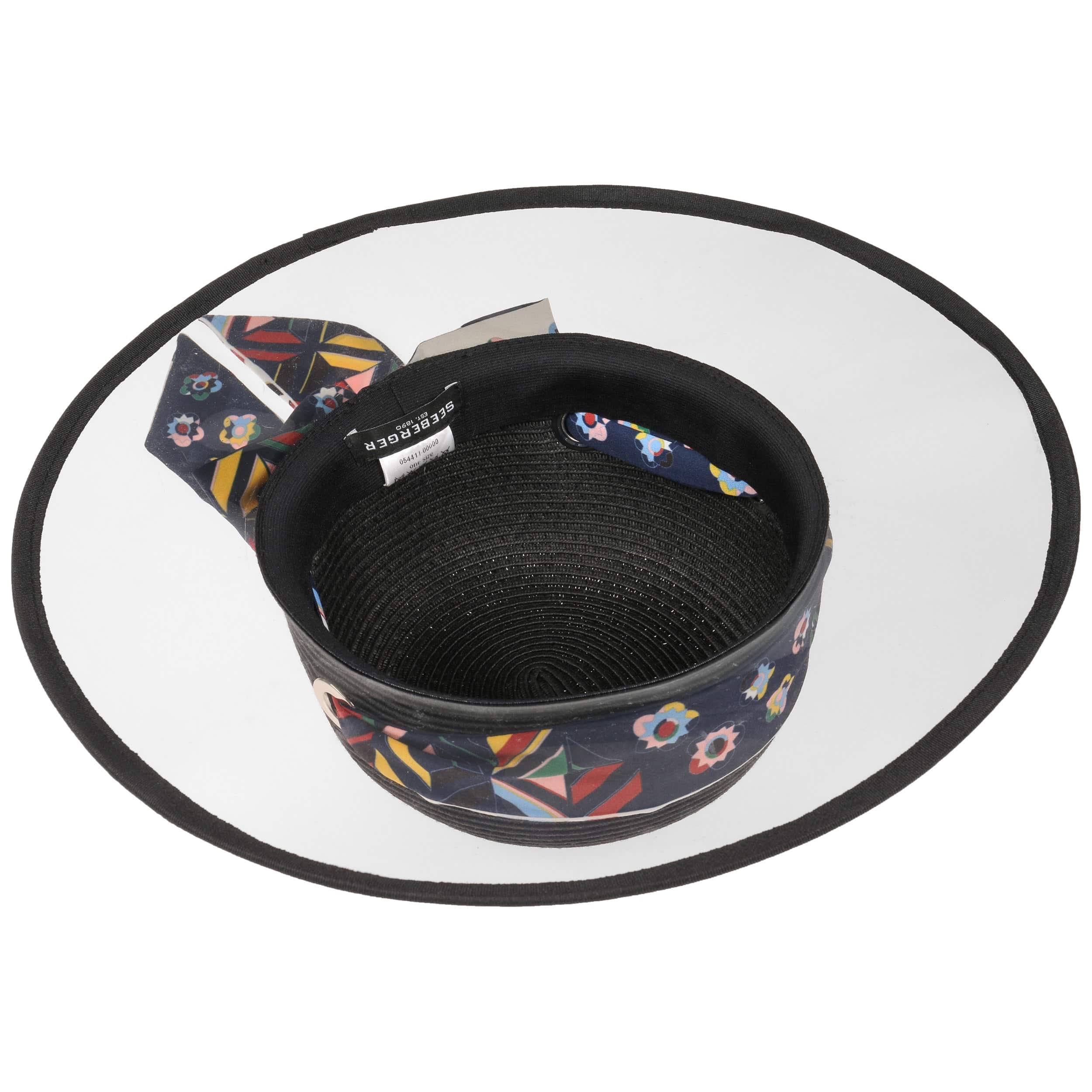 Jalia Hat with Transparent Brim by Seeberger - £57.95