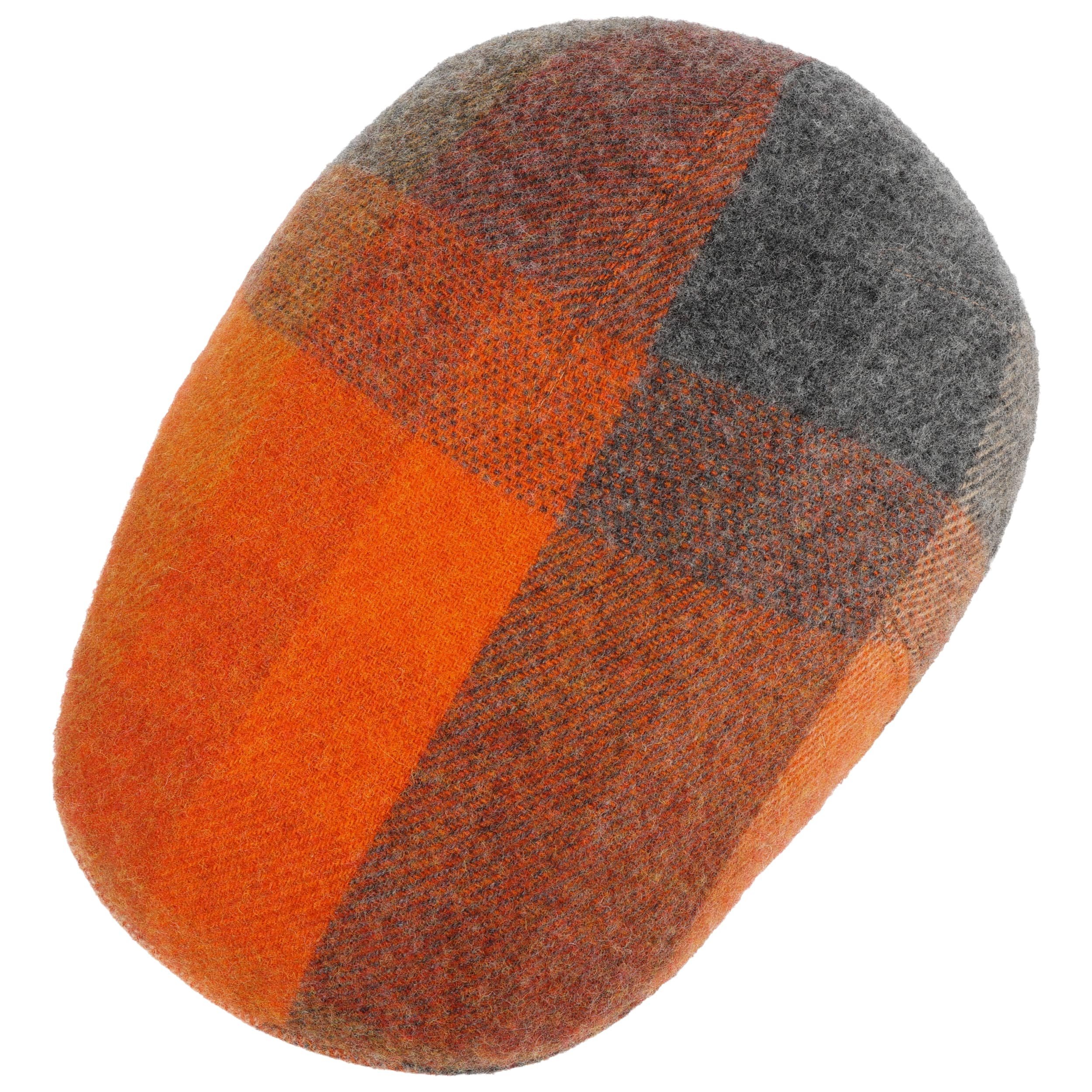 John Hanley Colour Check Flat Cap by Lierys - £71.95