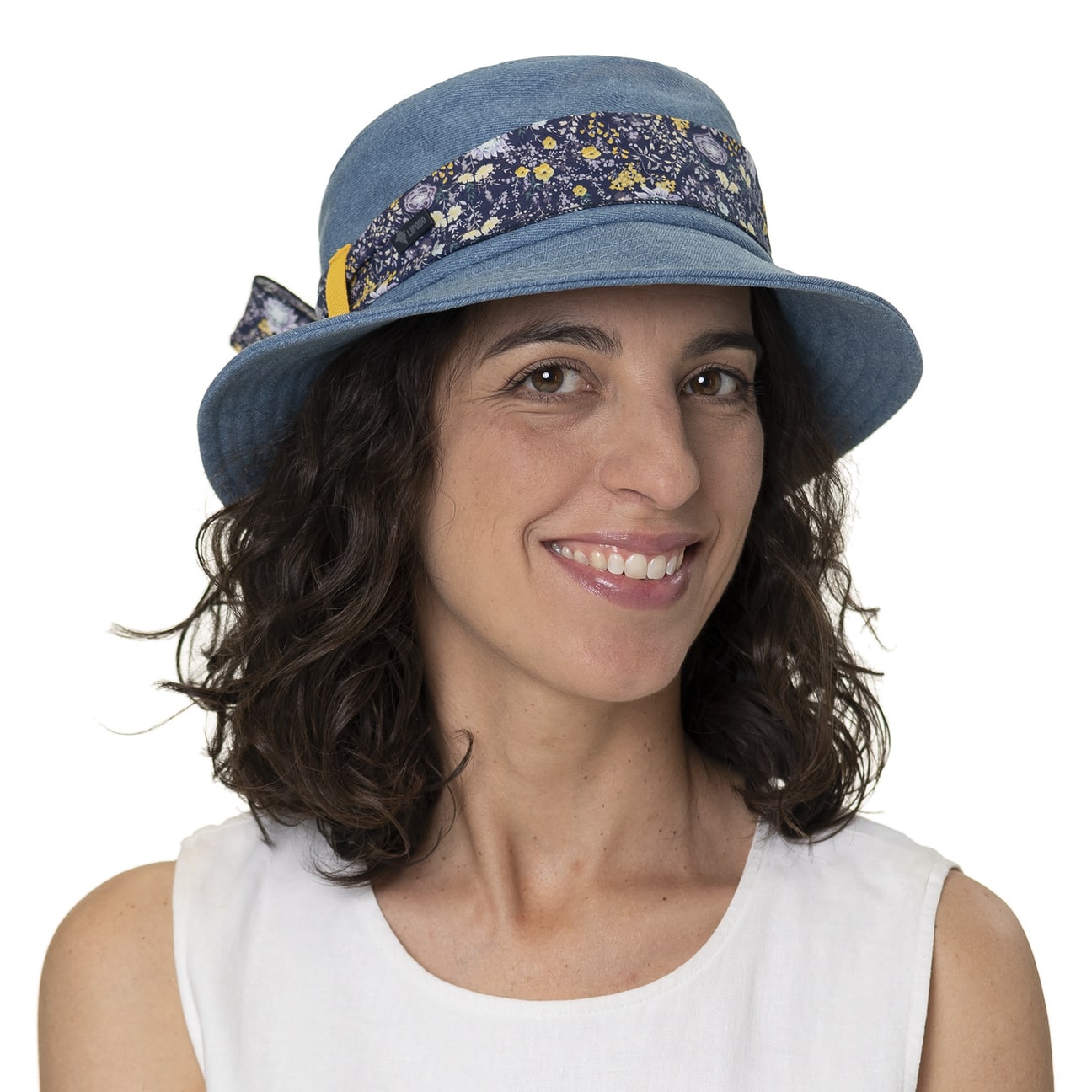 Jovana Denim Cloth Hat by Lipodo - £38.95