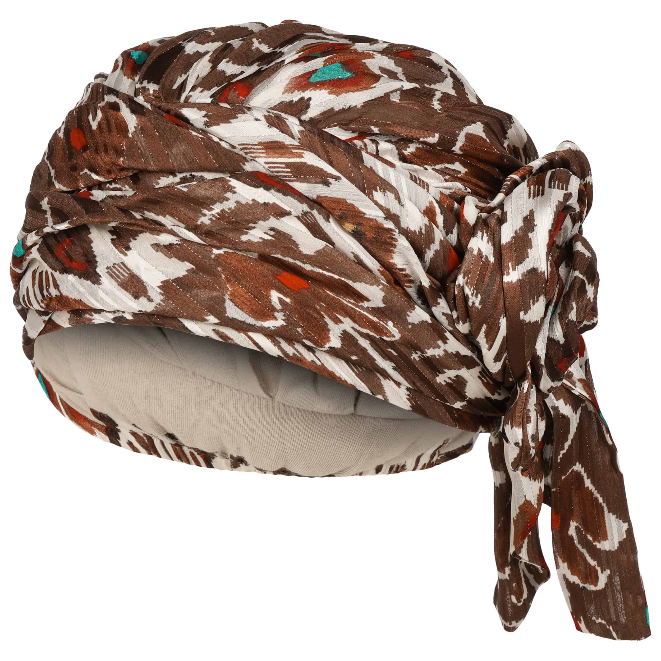 Juvela Waves of Blue Turban by Christine Headwear - £62.95