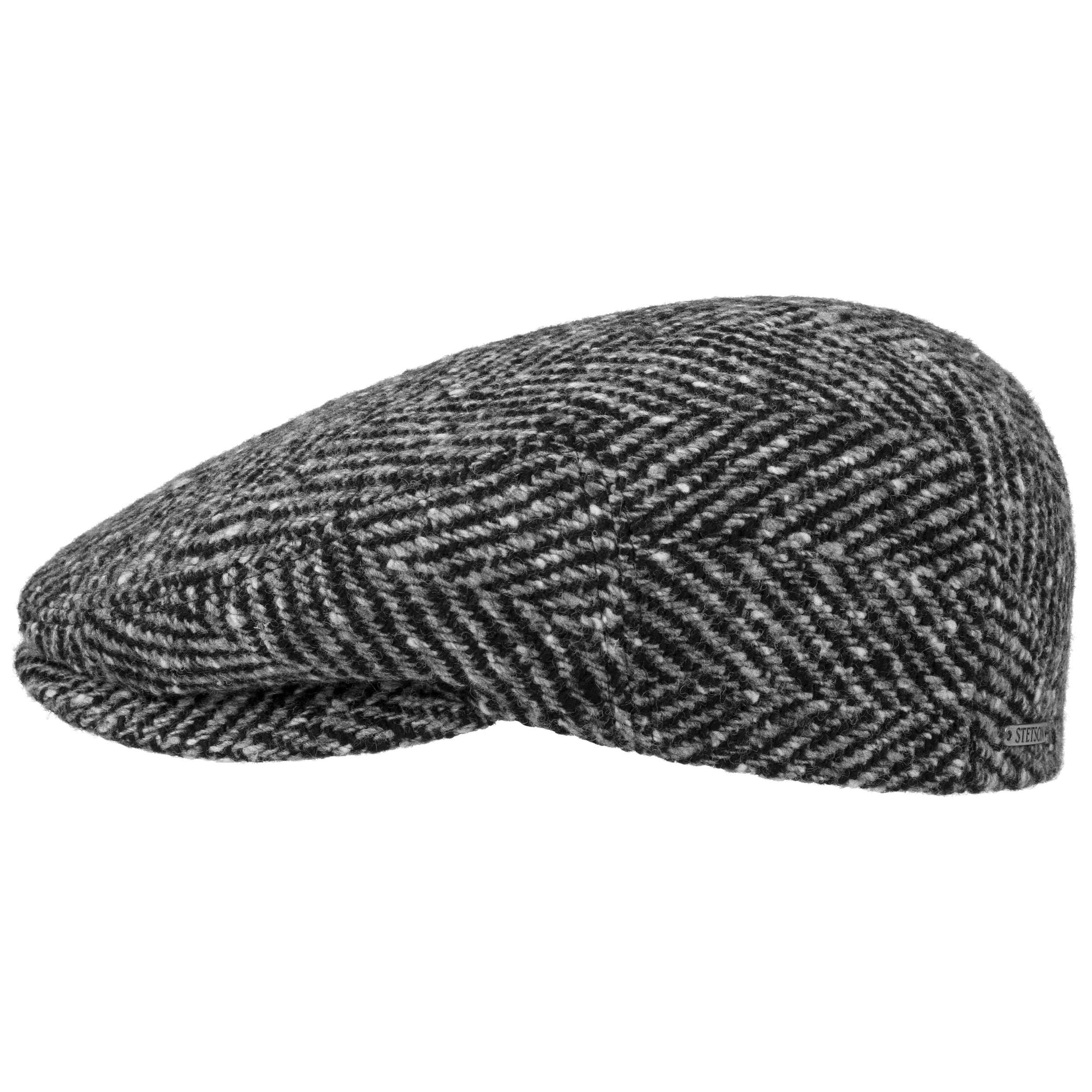 Kent Classic Herringbone Flat Cap by Stetson - £99.00