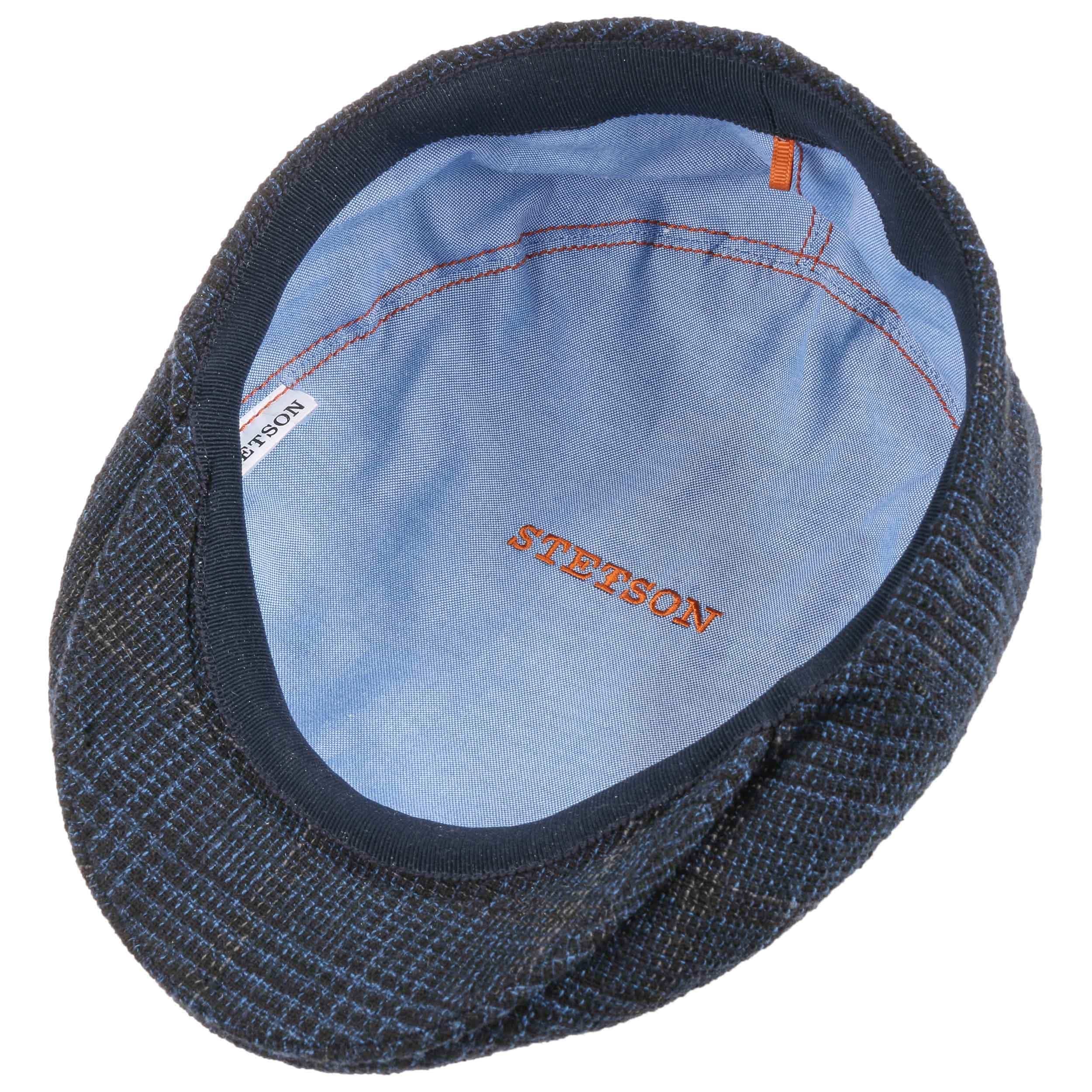Kent Cotton Structure Flat Cap by Stetson - £79.00