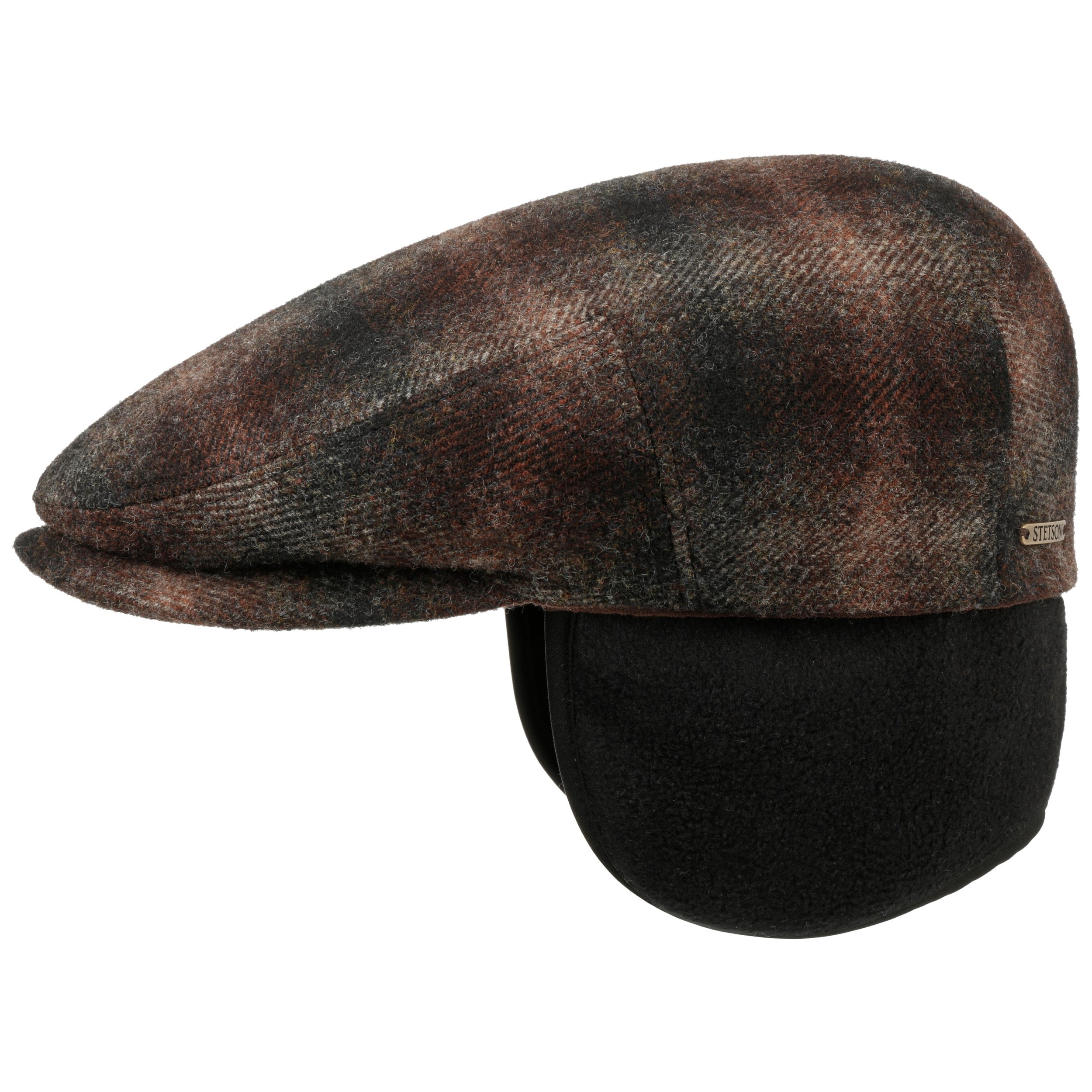 Kent Mercer Flat Cap with Ear Flaps by Stetson - £69.00