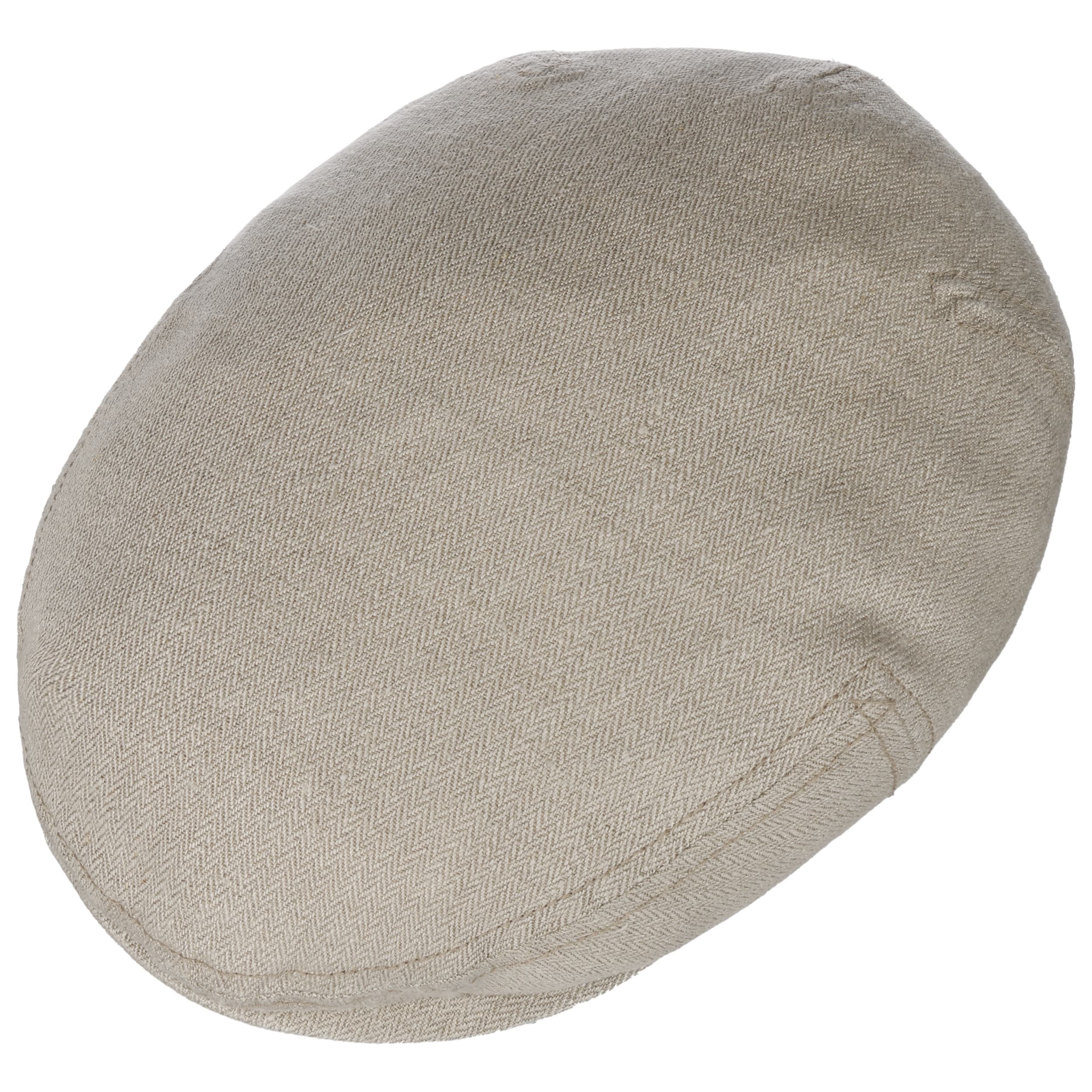 Kent New Sustainable Linen Flat Cap by Stetson - £99.00