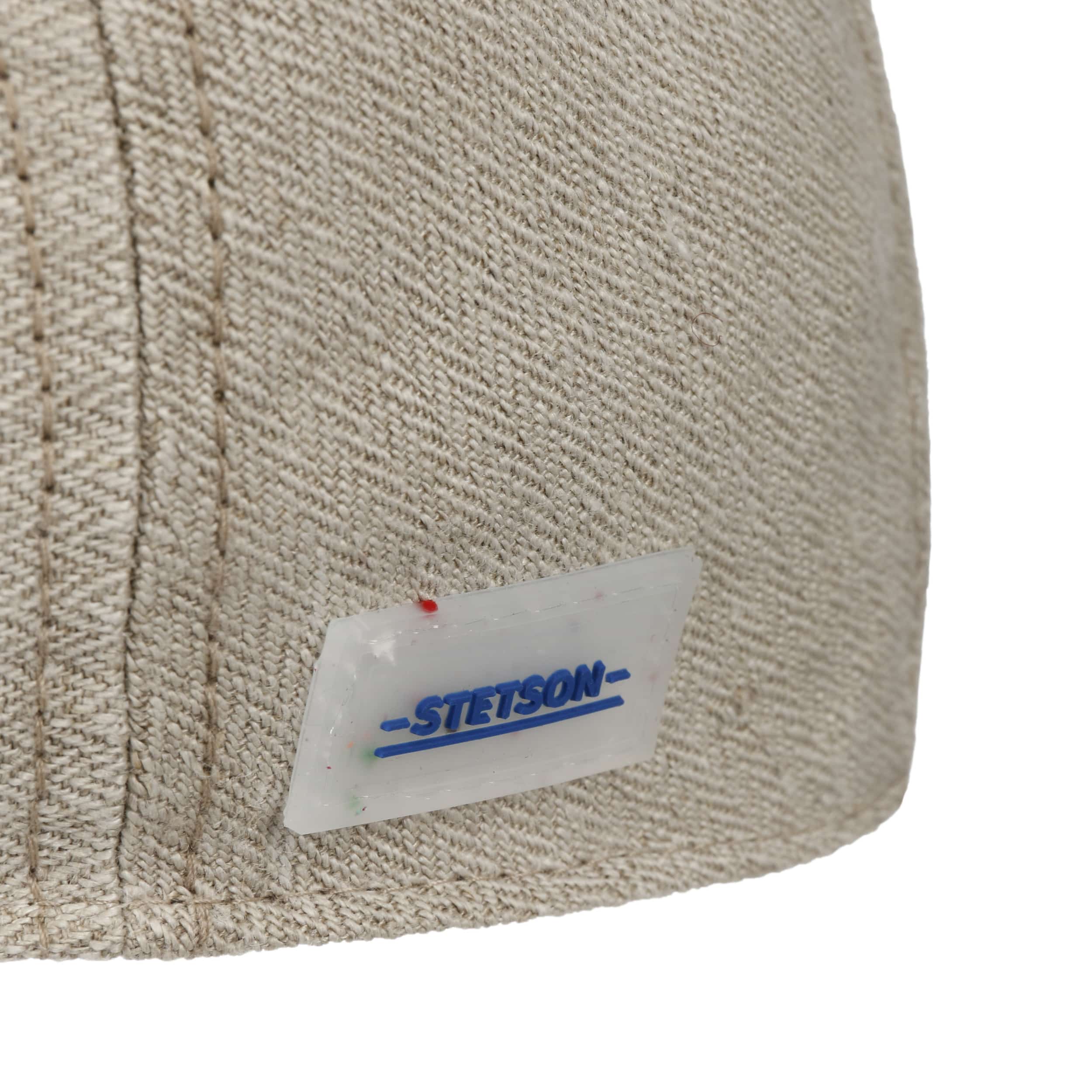 Kent New Sustainable Linen Flat Cap by Stetson - £99.00