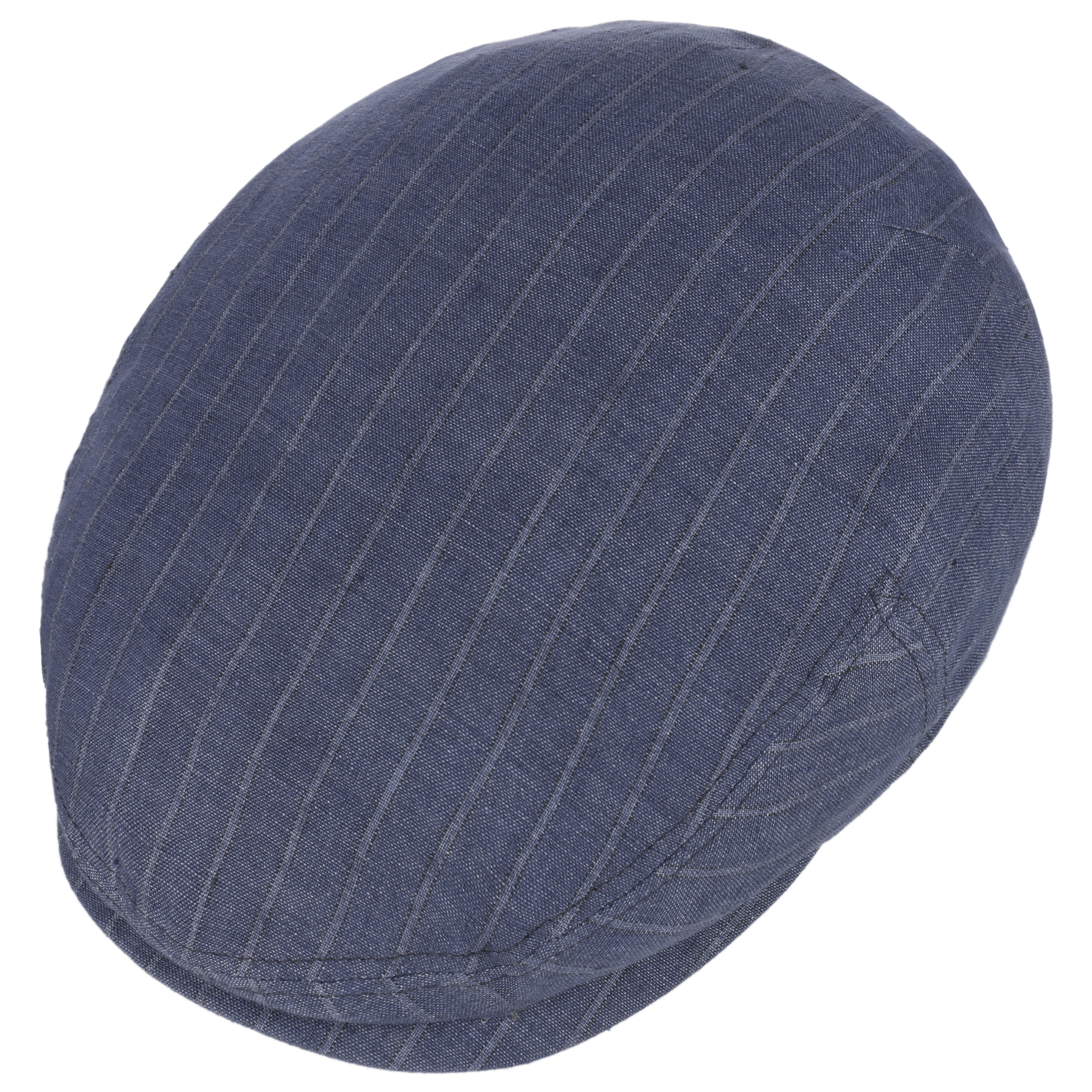 Kent Striped Linen Flat Cap by Stetson --> Shop Hats, Beanies & Caps ...