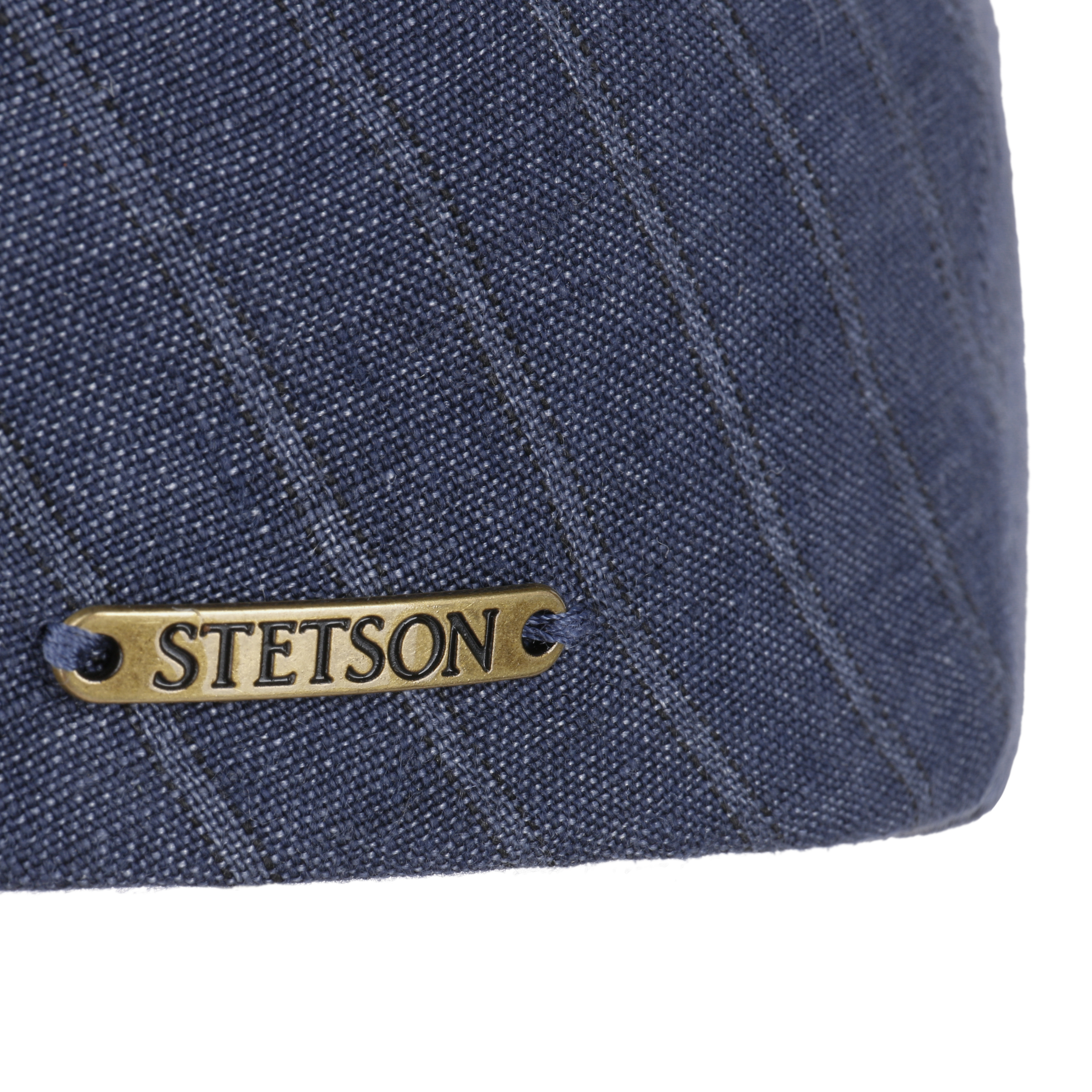 Kent Striped Linen Flat Cap by Stetson --> Shop Hats, Beanies & Caps ...