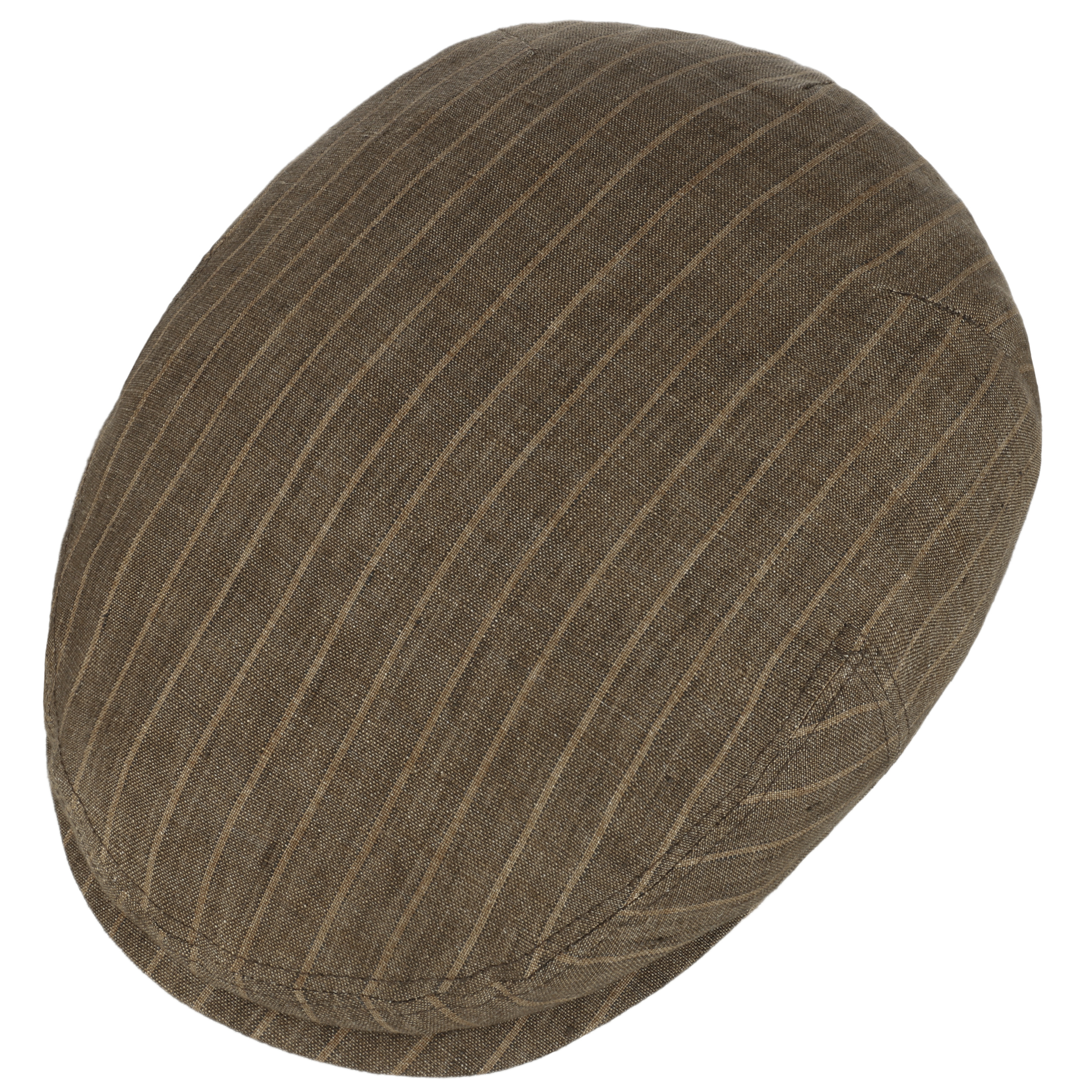 Kent Striped Linen Flat Cap by Stetson --> Shop Hats, Beanies & Caps ...