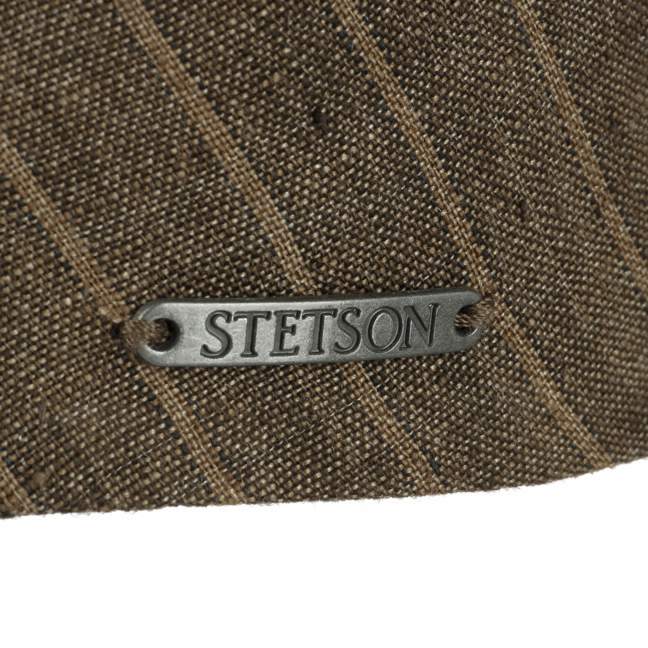 Kent Striped Linen Flat Cap by Stetson --> Shop Hats, Beanies & Caps ...