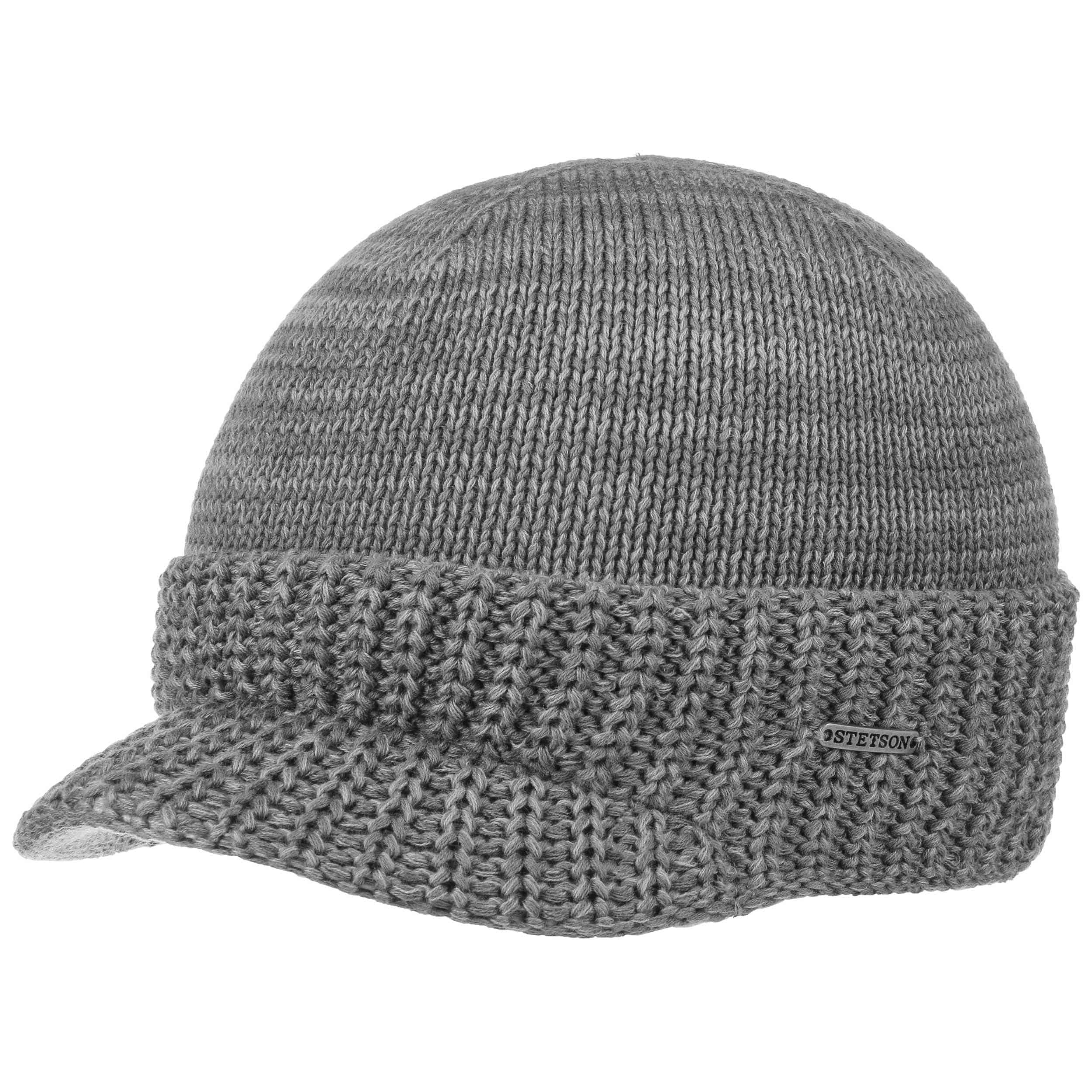 Kirwin Knit Beanie with Peak by Stetson - £35.00