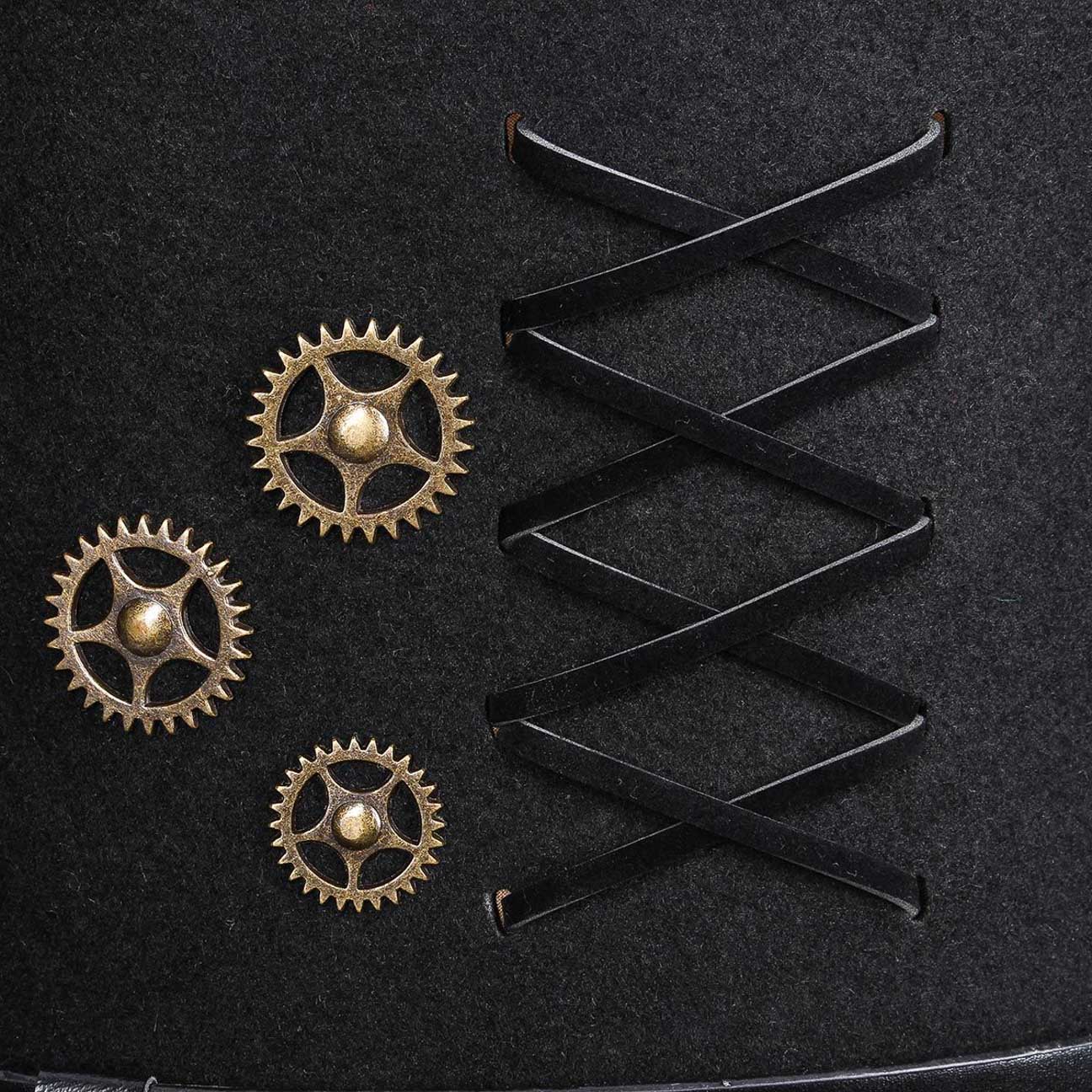 Lacing Steampunk Top Hat by Conner - £126.95