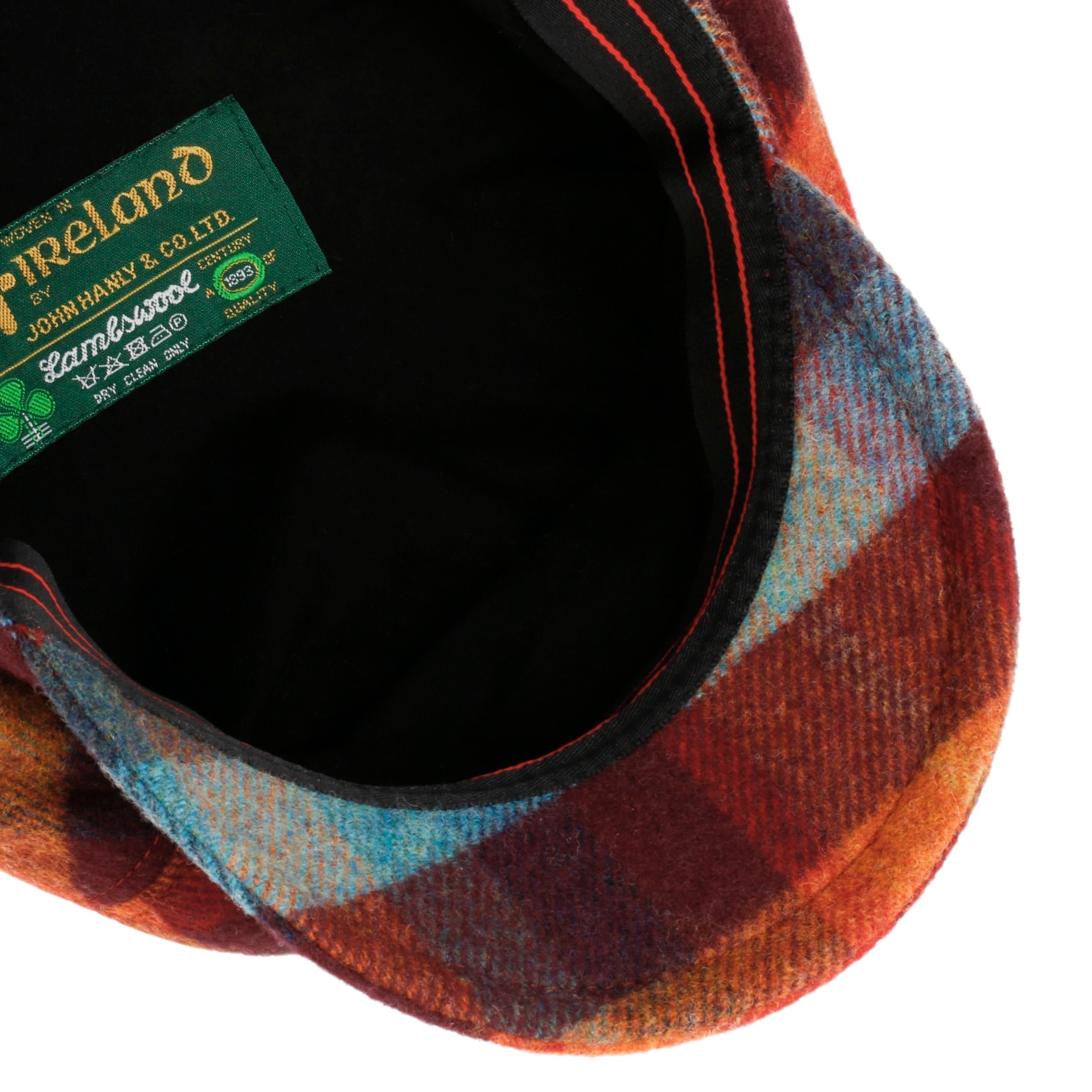 Lambswool Check Newsboy Cap by Lierys - £70.95